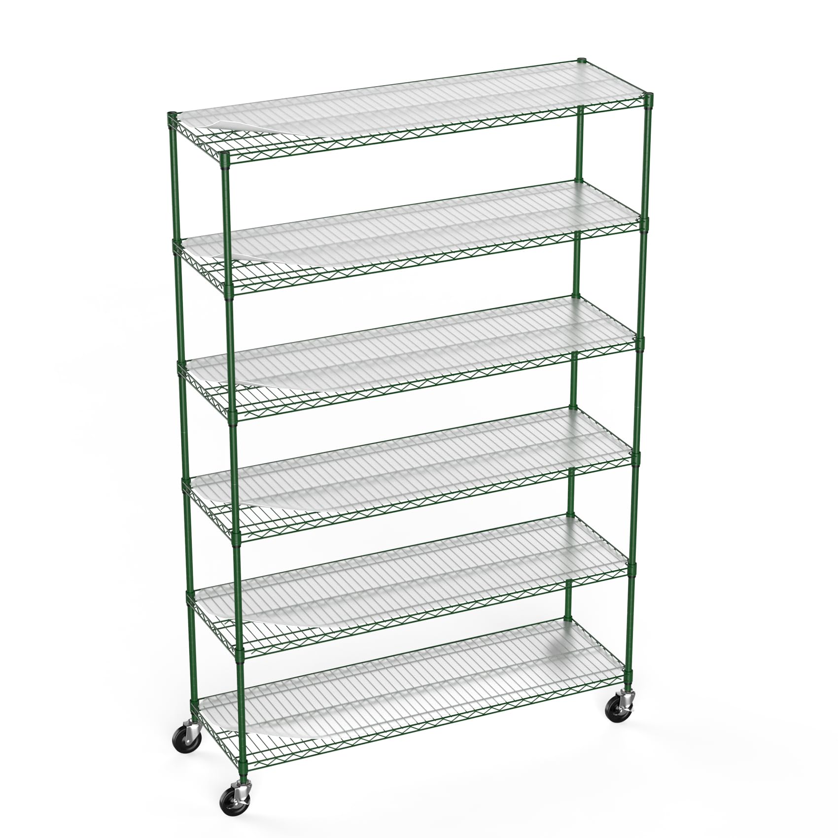 Snapklik.com : 6 Tier 6000lbs Capacity NSF Metal Shelf Wire Shelving ...
