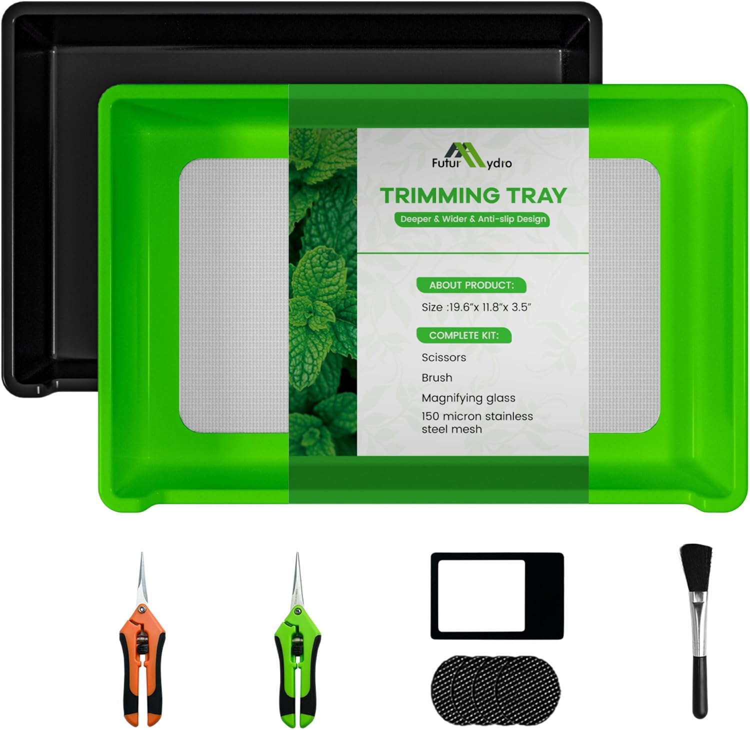 Amazon.com: FuturHydro Trimming Tray - Harvest Trimming Kit, Heavy Duty ...