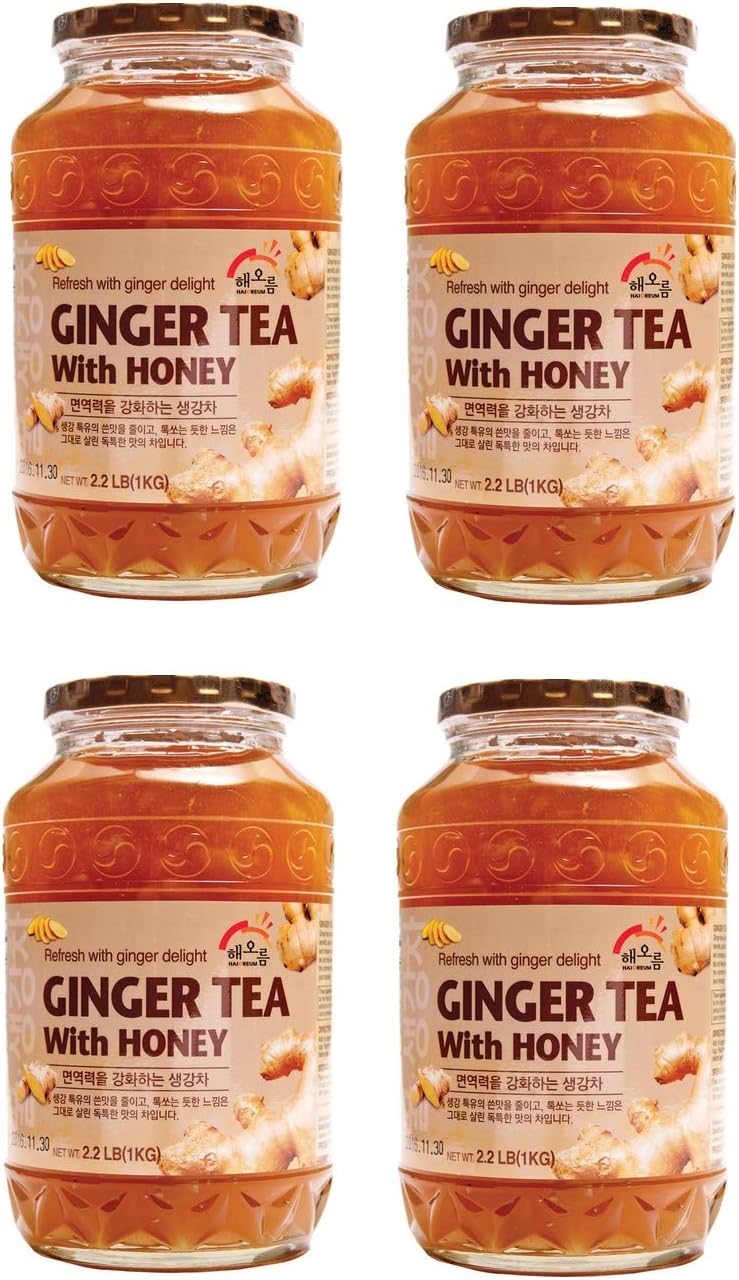 Amazon.com : Haio Ginger Tea With Honey Refresh With Korean Herbal Tea ...