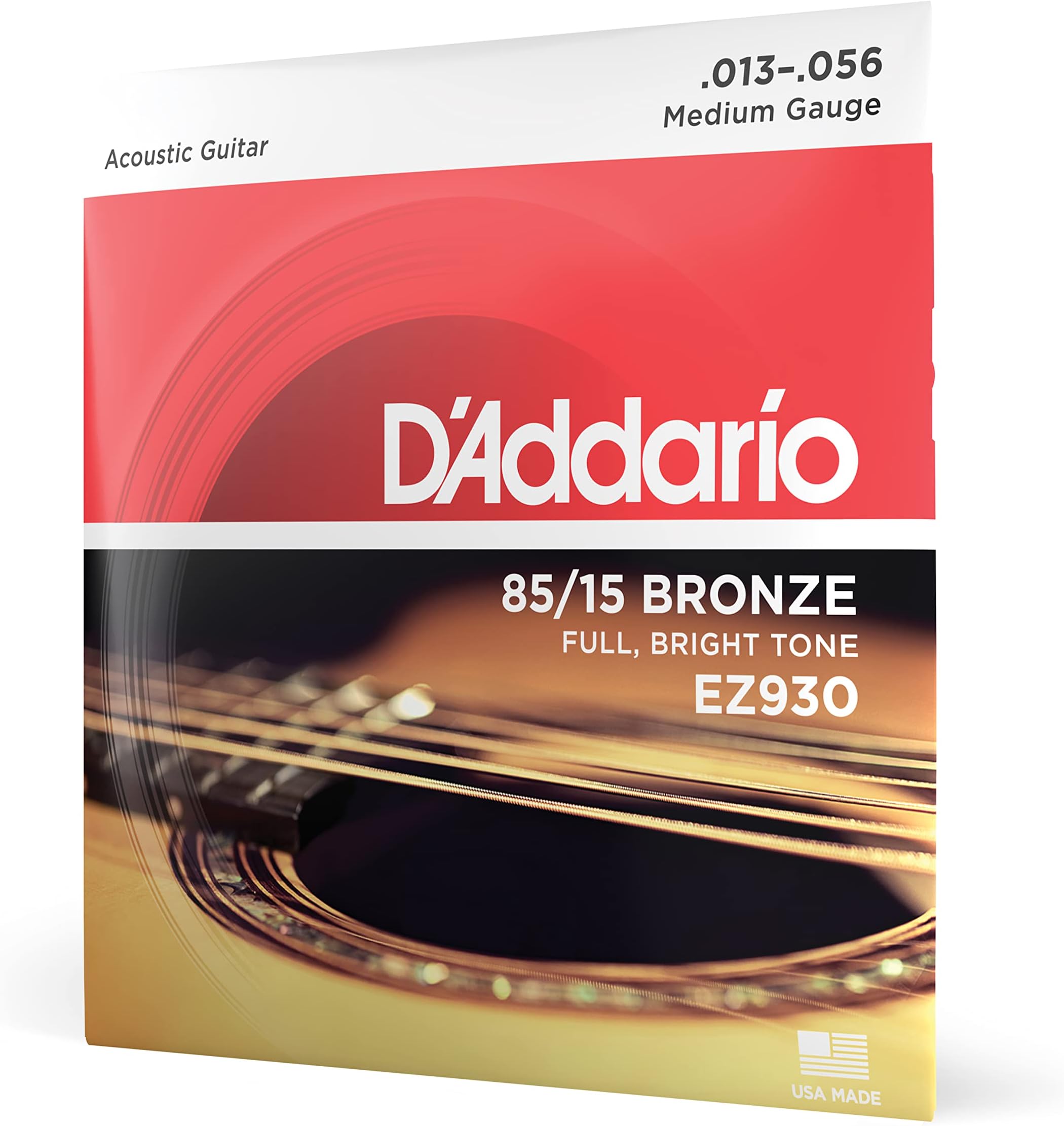 Amazon.com: D'Addario Guitar Strings - Acoustic Guitar Strings - 85/15 ...