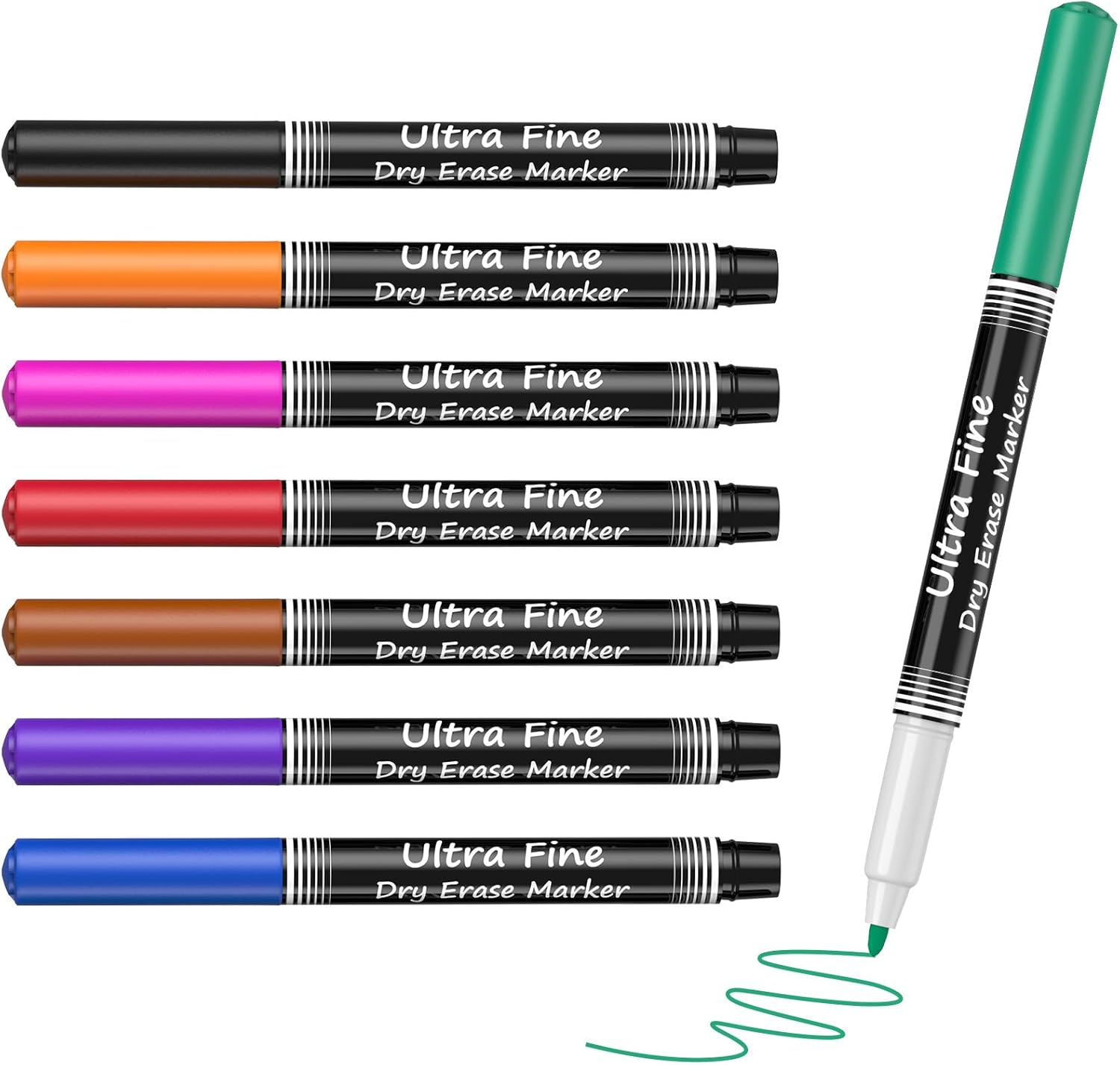 Amazon.com : MaxGear (Bundle of 2 Sets Dry Erase Markers, Ultra Fine ...