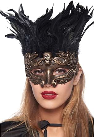 Amazon.com: Colossus Plumed Gladiator Masquerade Mask (Bronze; One Size ...