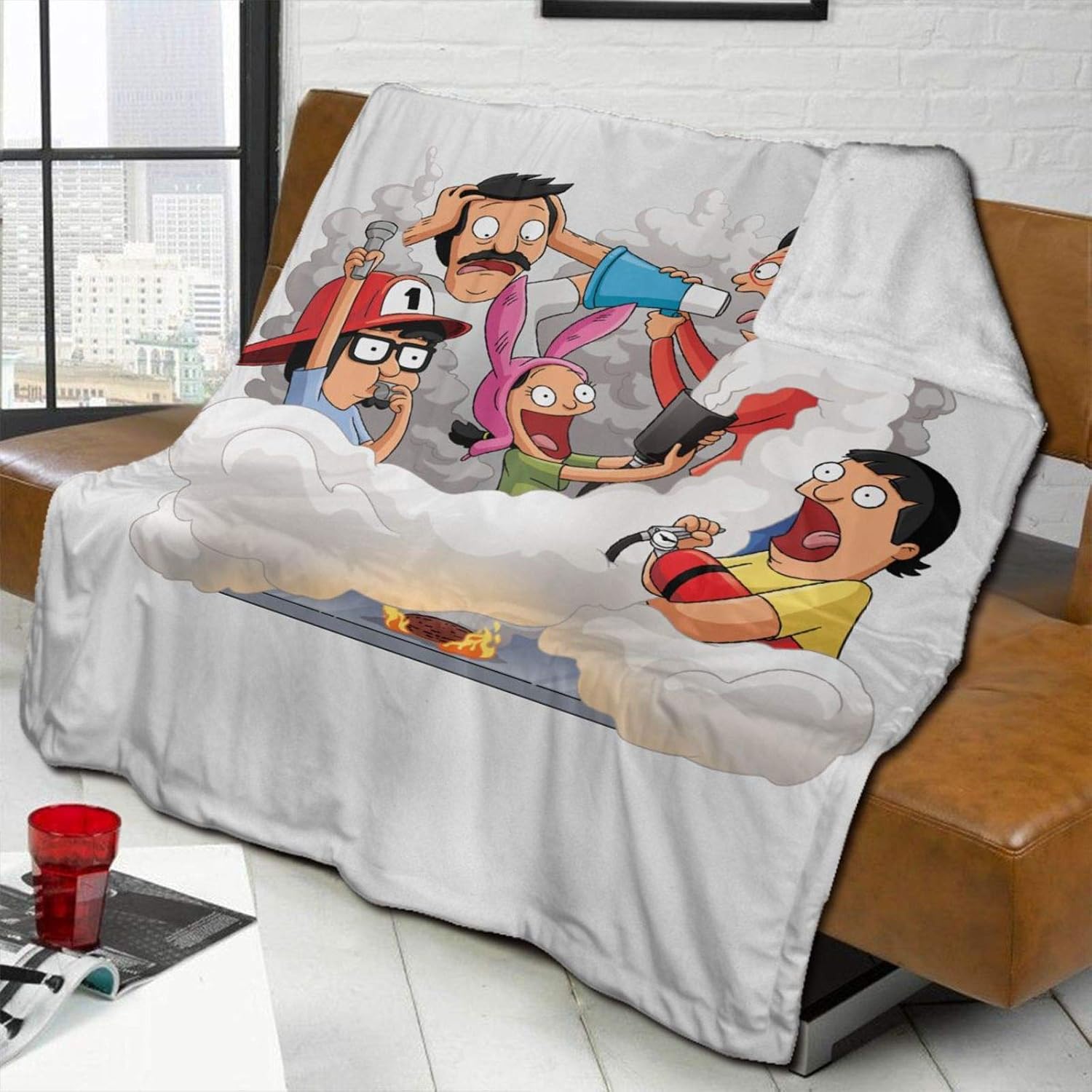 Amazon.com: Fluffy Blanket Bob-S-Burgers Bed Blankets Super Soft ...