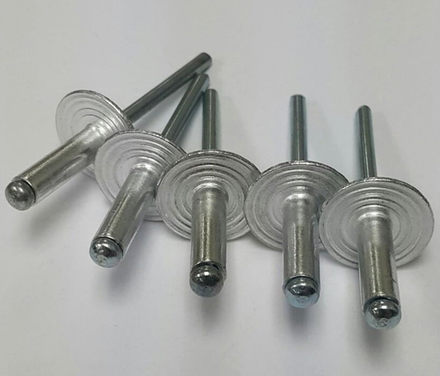 Amazon.com: Aluminum POP Rivets Large Flange Qty-100 (Aluminum, 3/16" x ...
