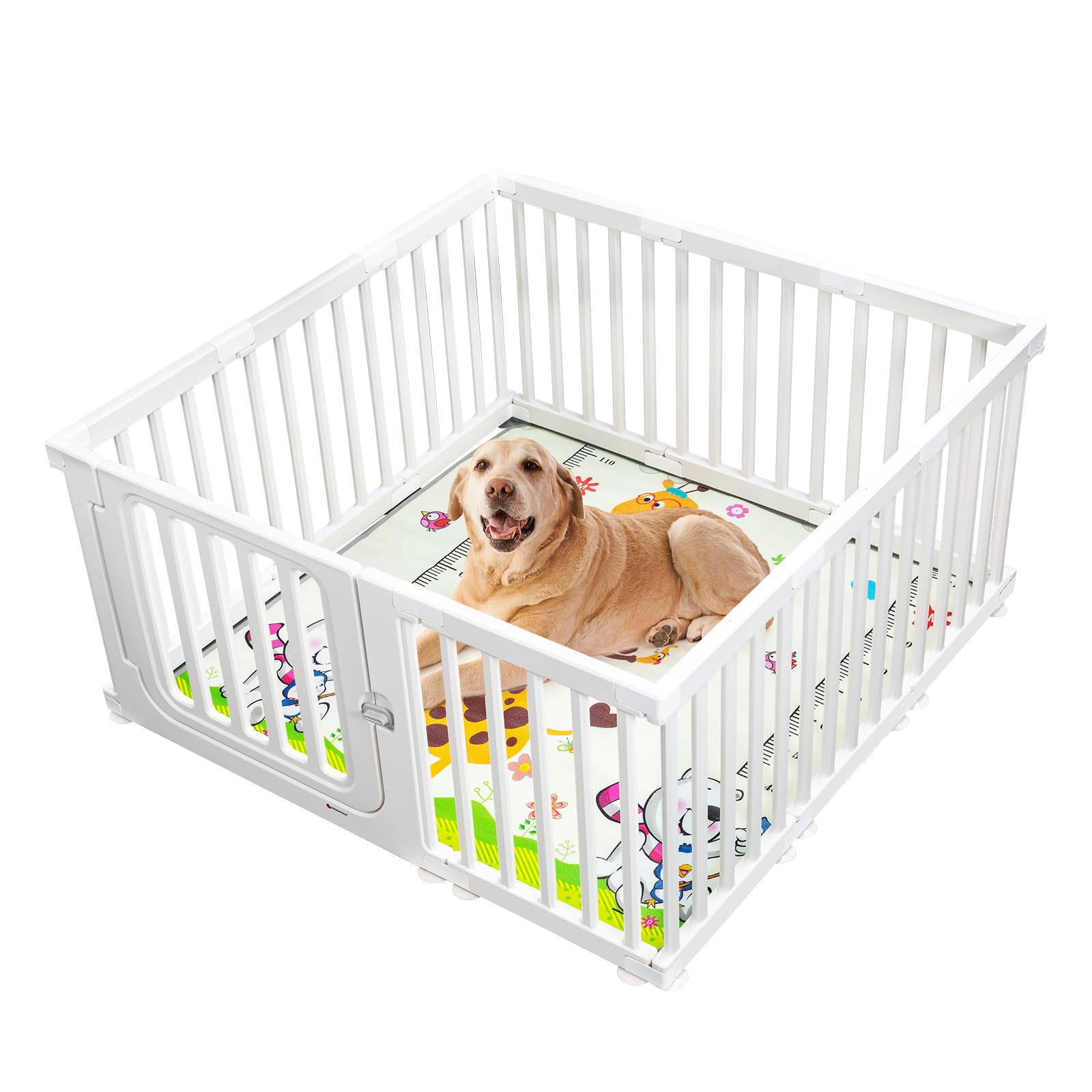 Amazon.com : REDDOUDOU Pet Whelping Box | Pet Rails | Whelping Box for ...