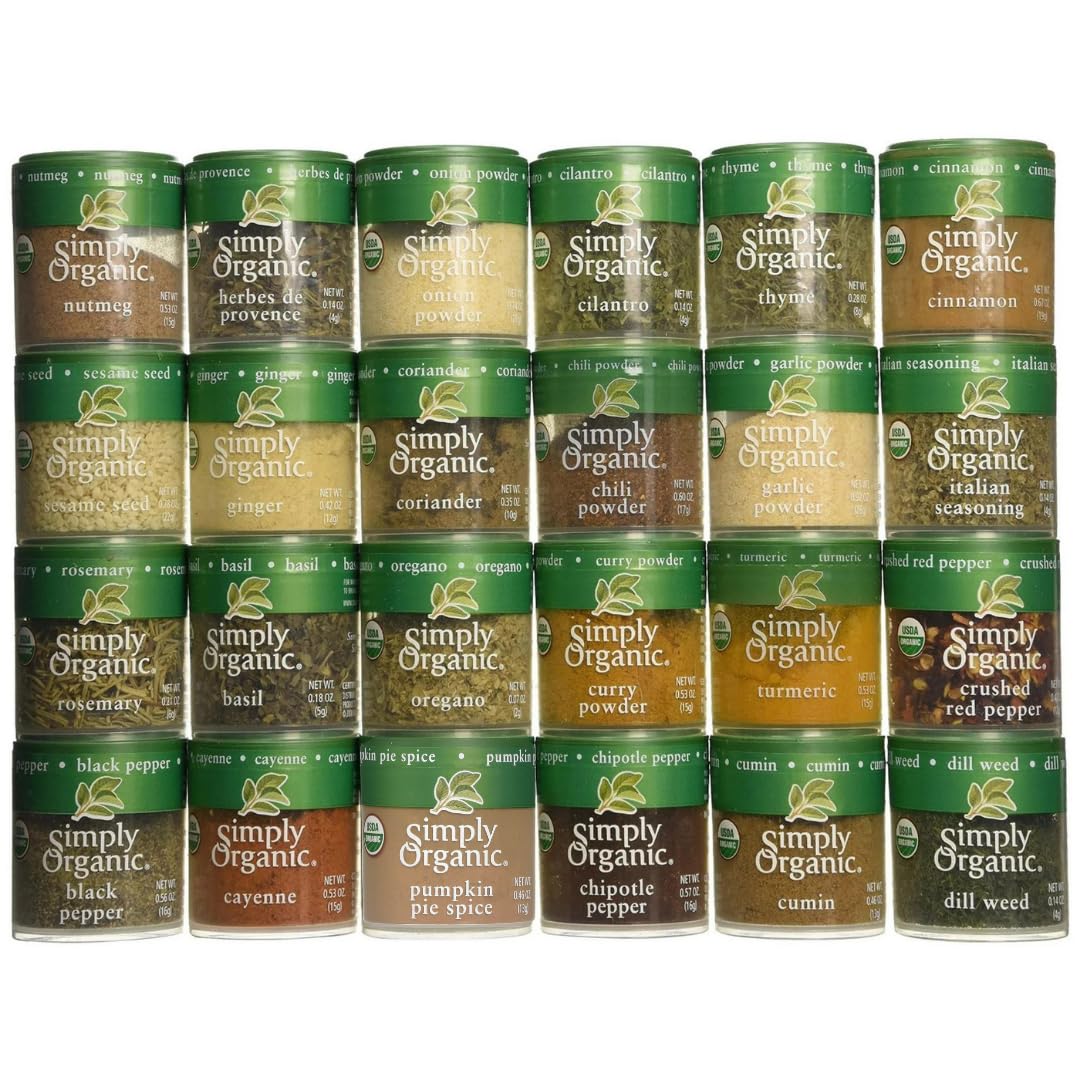 Amazon.com : Simply Organic Spice Set Bundle with Pumpkin Pie Spice ...