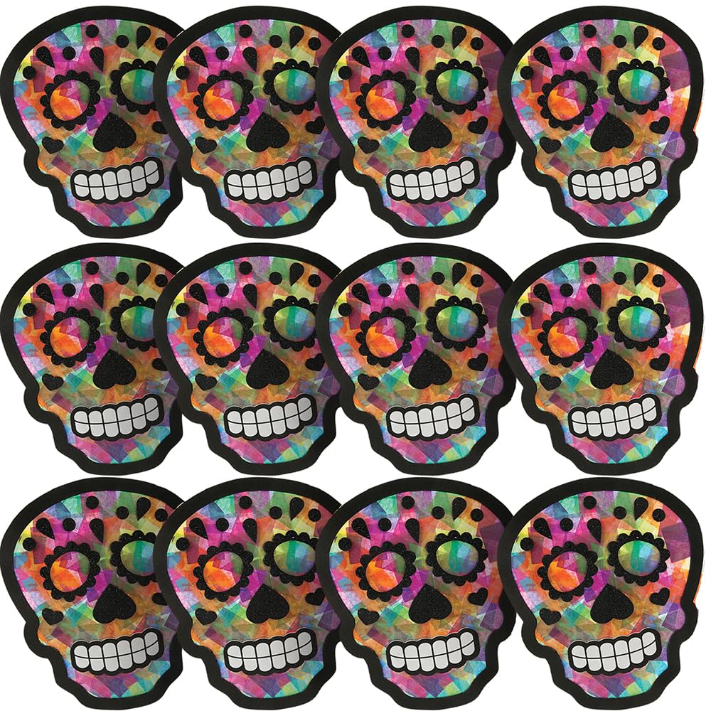 Amazon.com: Sugar Skull Tissue Acetate Craft Kit for Day fo The Dead ...