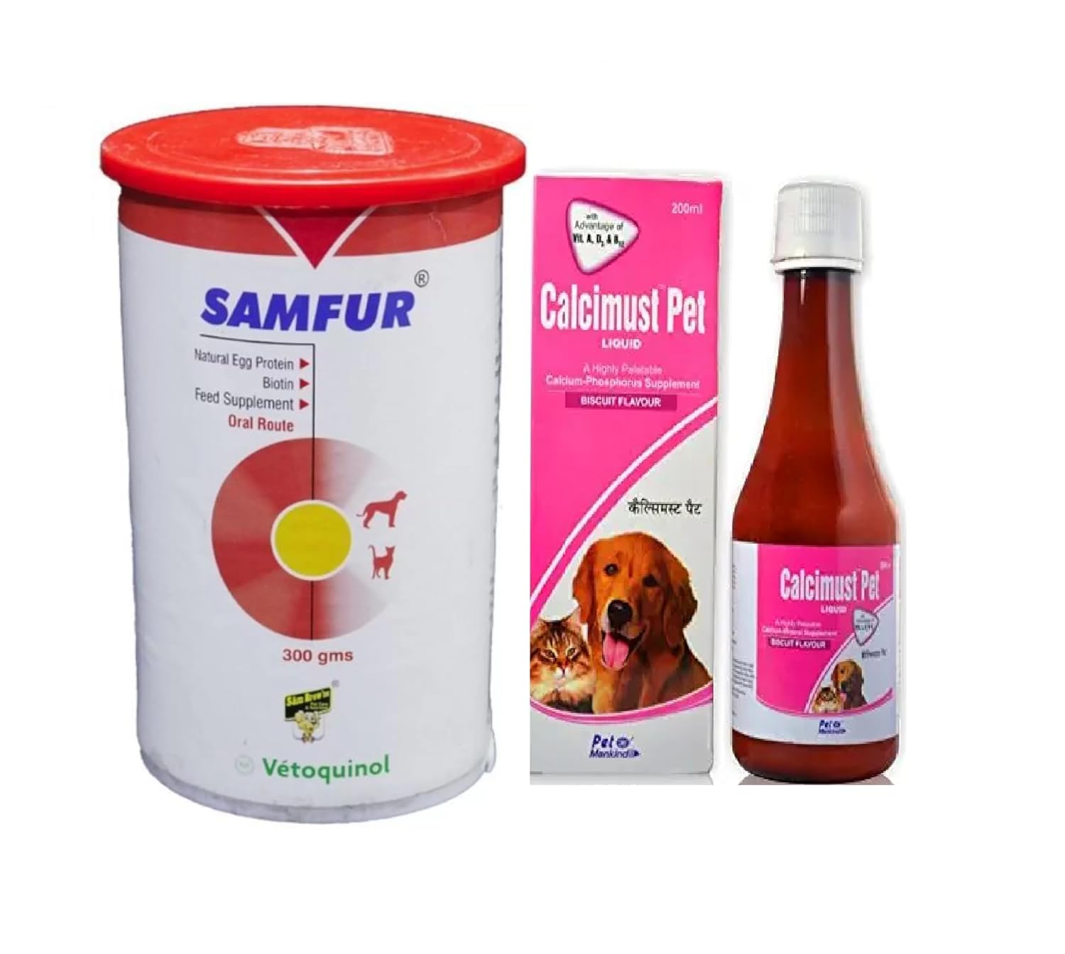 SAVSUBH Calcimust Pet Syrup, Calcium Supplement for Strong Bones ...