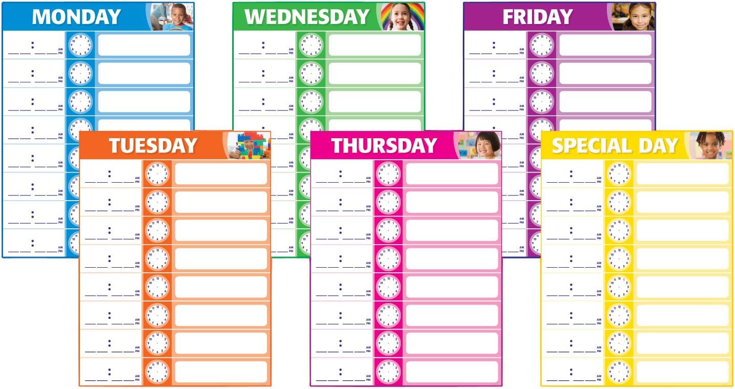 Daily Schedule Bulletin Board (SC543301) : Scholastic Inc.: Amazon.ca ...