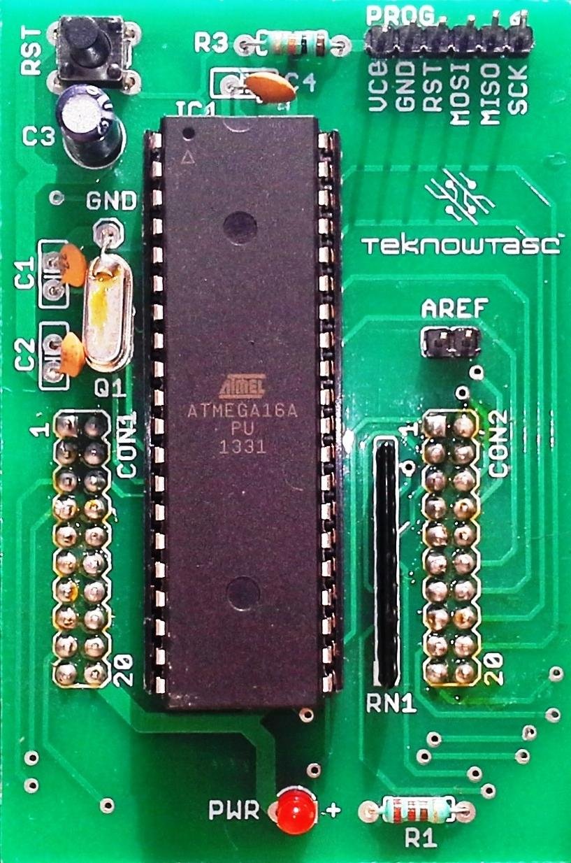 Teknowtasc ATMEGA16L Microcontroller Daughter Board(can be used with ...