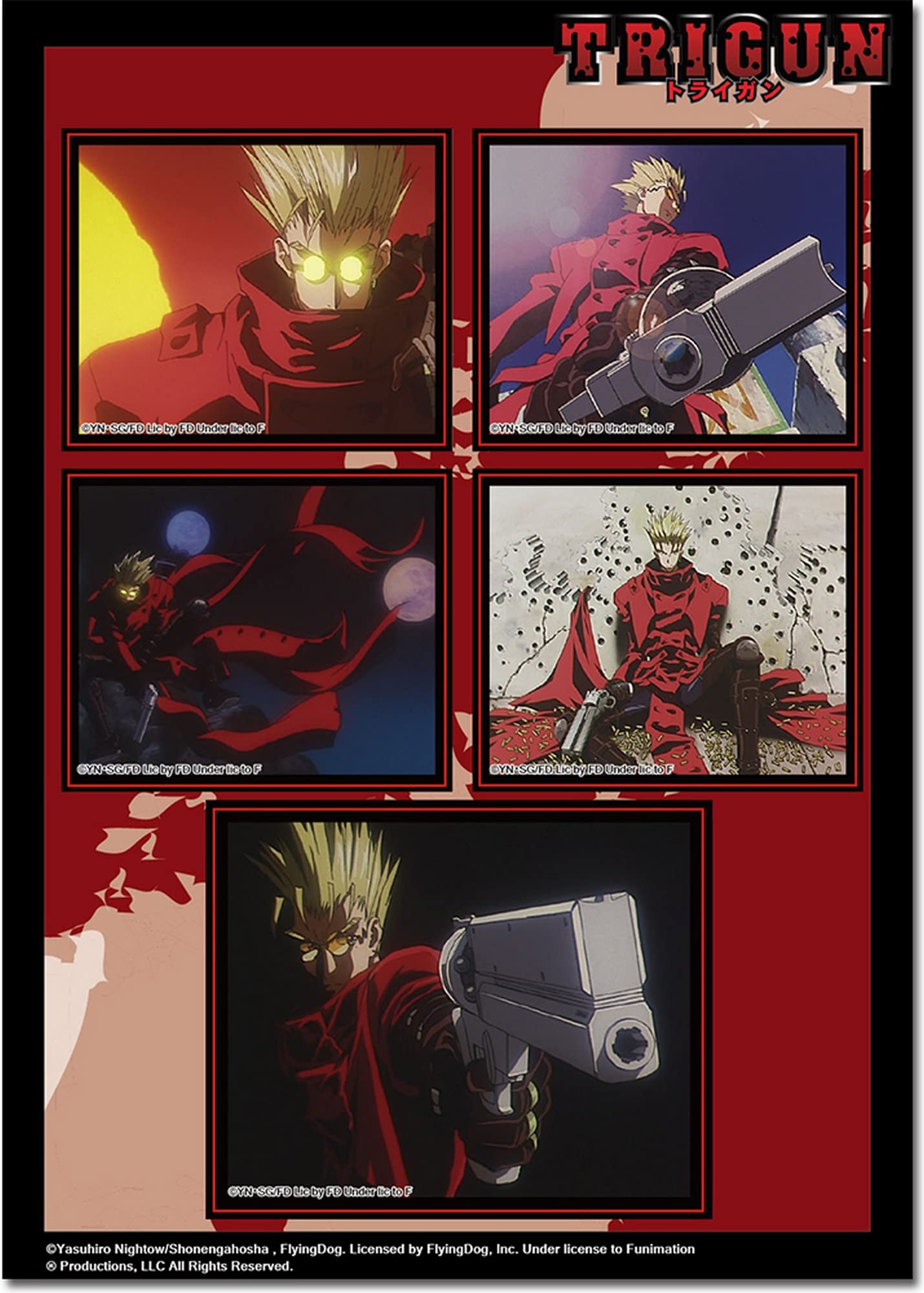 Amazon.com: Trigun - VASH Screenshots Sticker Set : Toys & Games