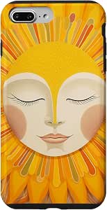 Amazon.com: iPhone 7 Plus/8 Plus Boho Sun Sunflower Yellow Bohemian ...