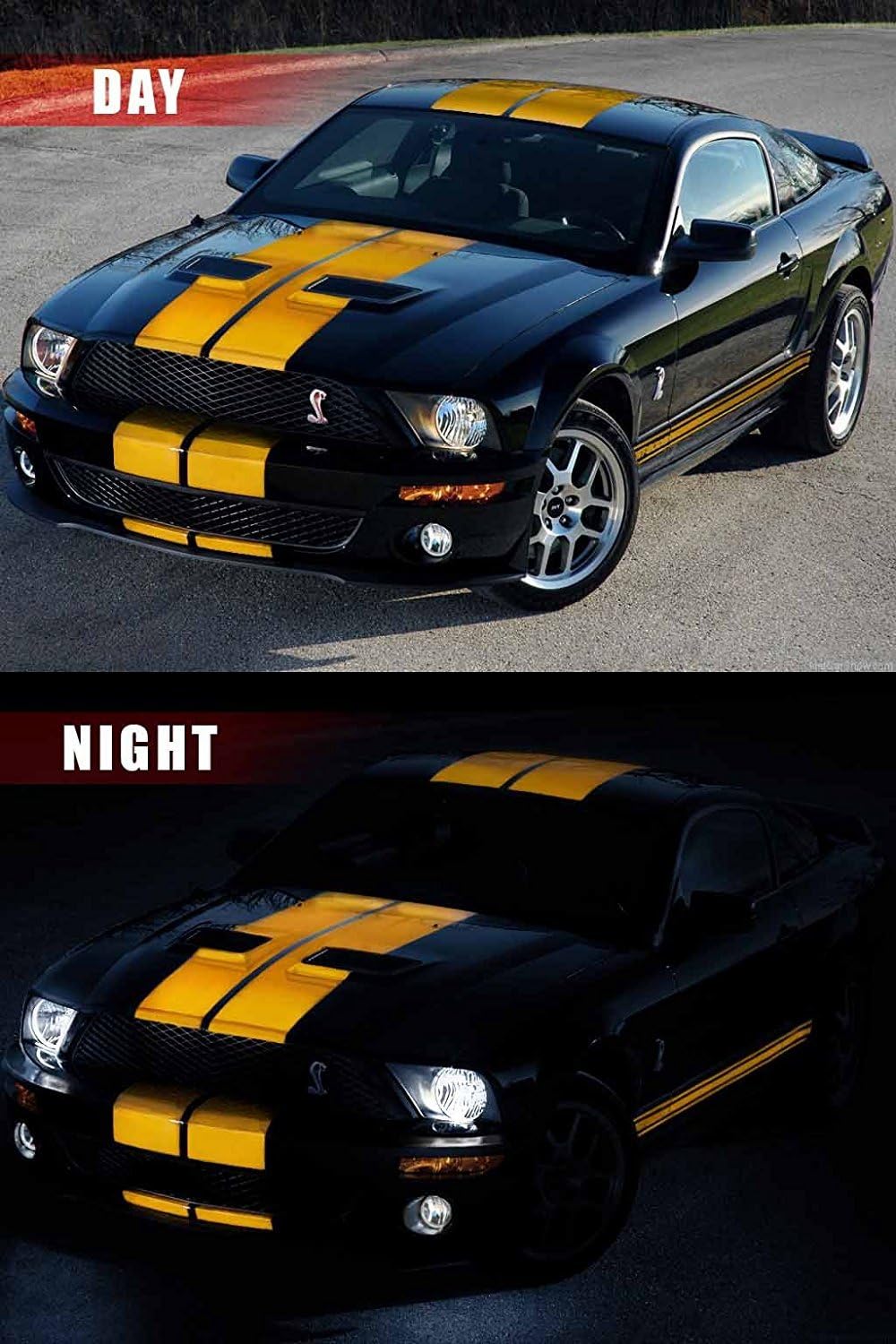 Amazon.com: VViViD Reflective Gloss Yellow Vinyl Car Wrap Film DIY Roll ...