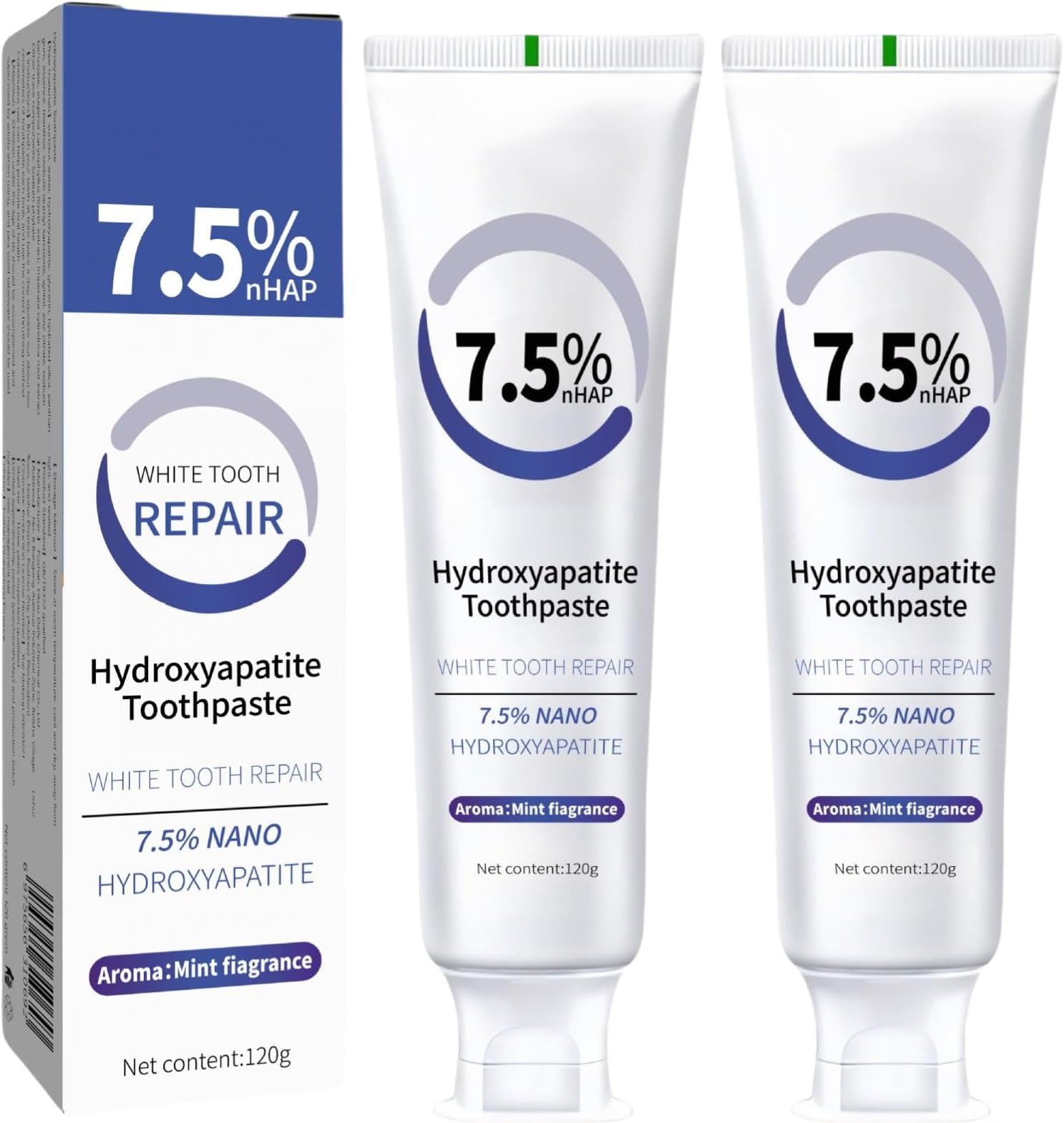 Amazon.com: Hydroxyapatite Toothpastes for Enamel Protection and Tooth ...