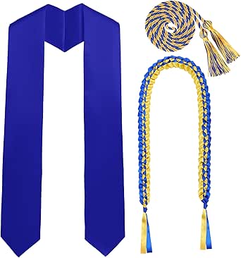 Amazon.com: Yookat 3 Pieces Graduation Stole Graduation Honor Cords and ...