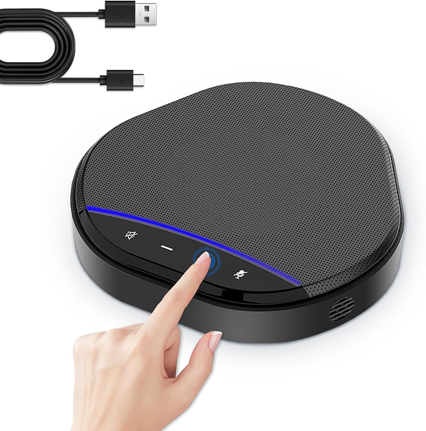 Amazon.com: CofunKool USB Speakerphone Conference Speaker with 2 ...