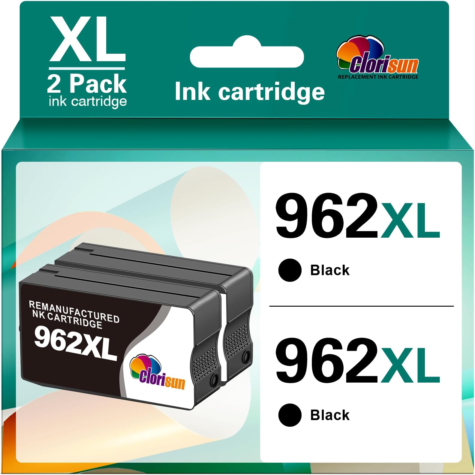 Amazon.com: Clorisun 962 962XL Black Ink Cartridges Combo Pack ...