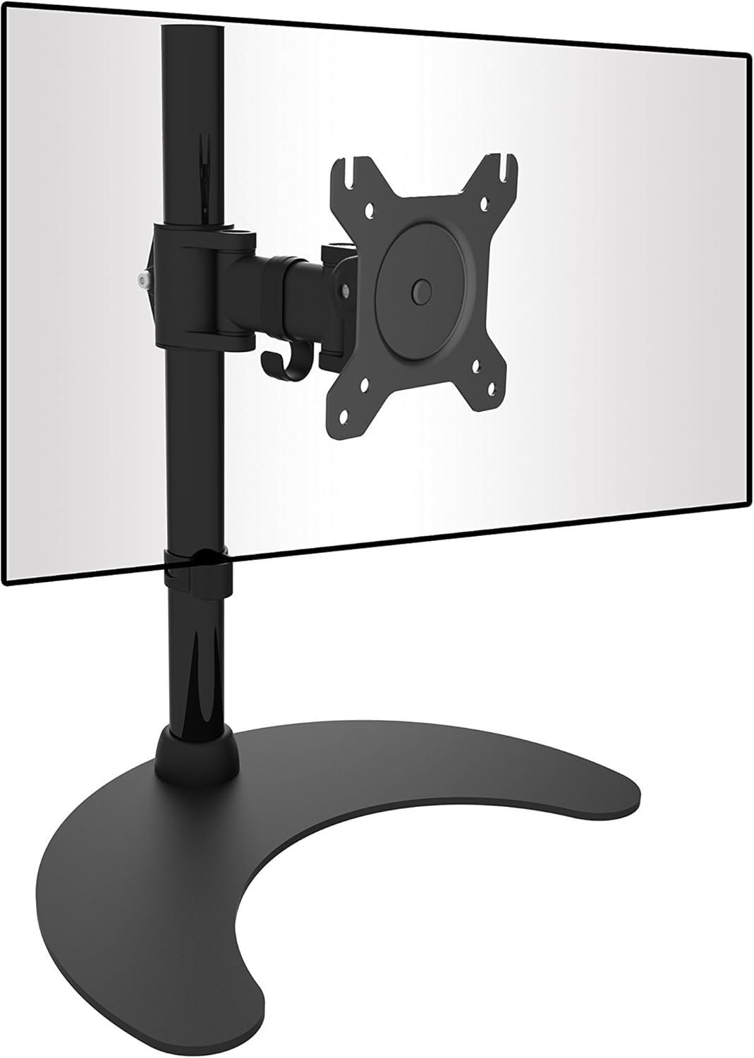 SHOPPINGALL Single LCD LED Monitor Mount Stand with Adjustable Arm for ...