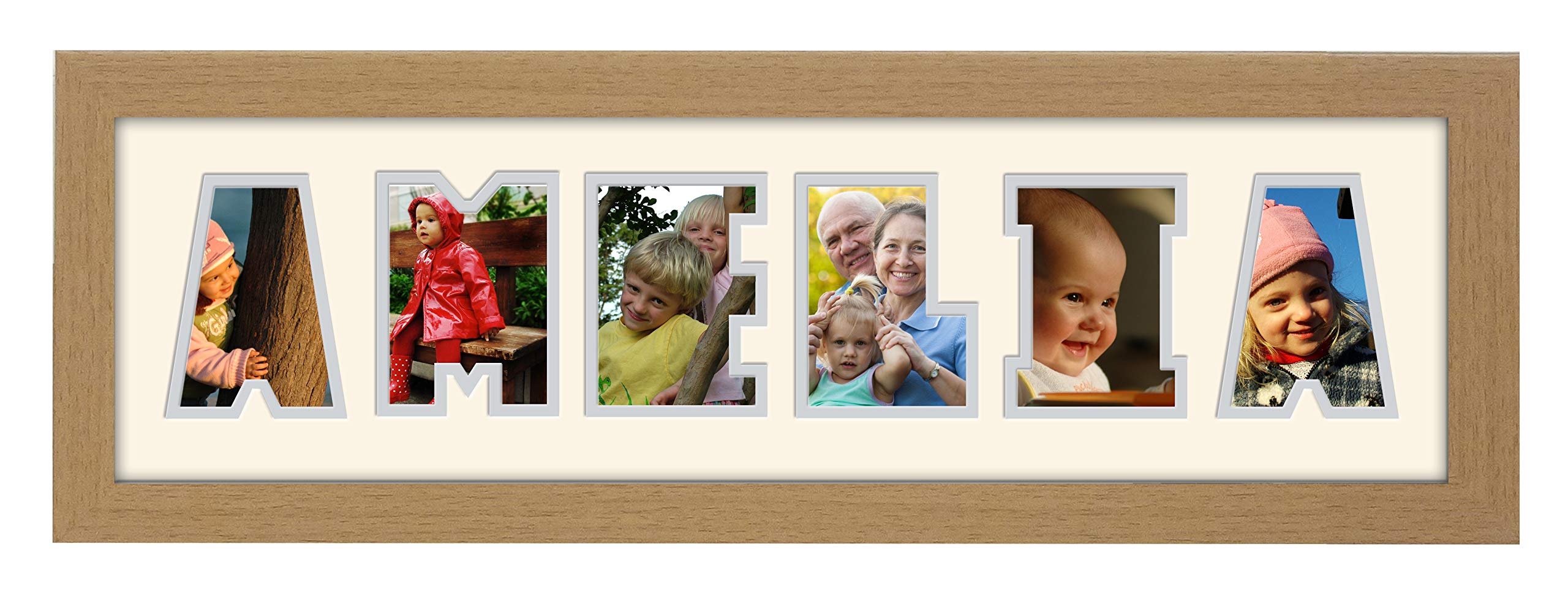 Personalised Word Photo Frame Name Frame Word Frame Birthday Picture ...