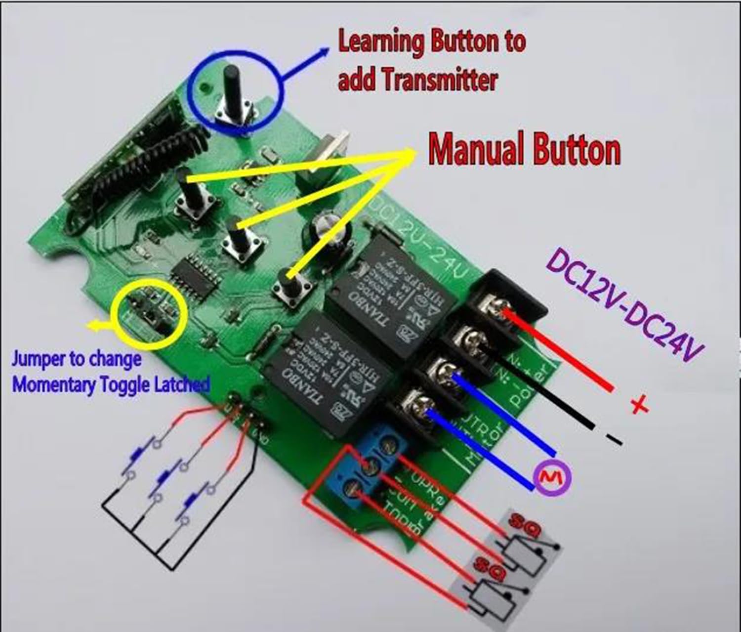 Wireless Motor Control Circuit