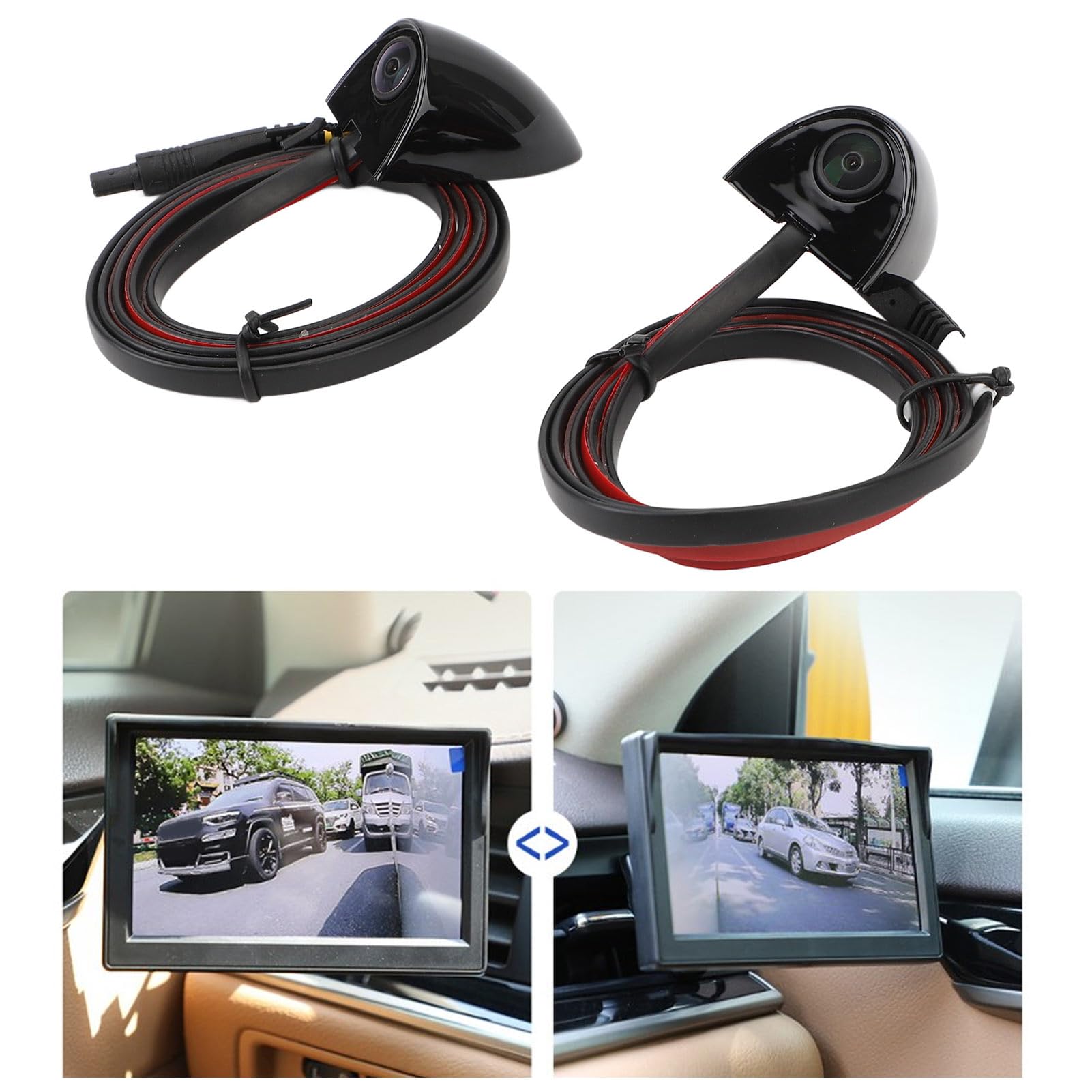 Dual Car Camera System Car Blind Spot Camera System - HD 480TVL Side ...