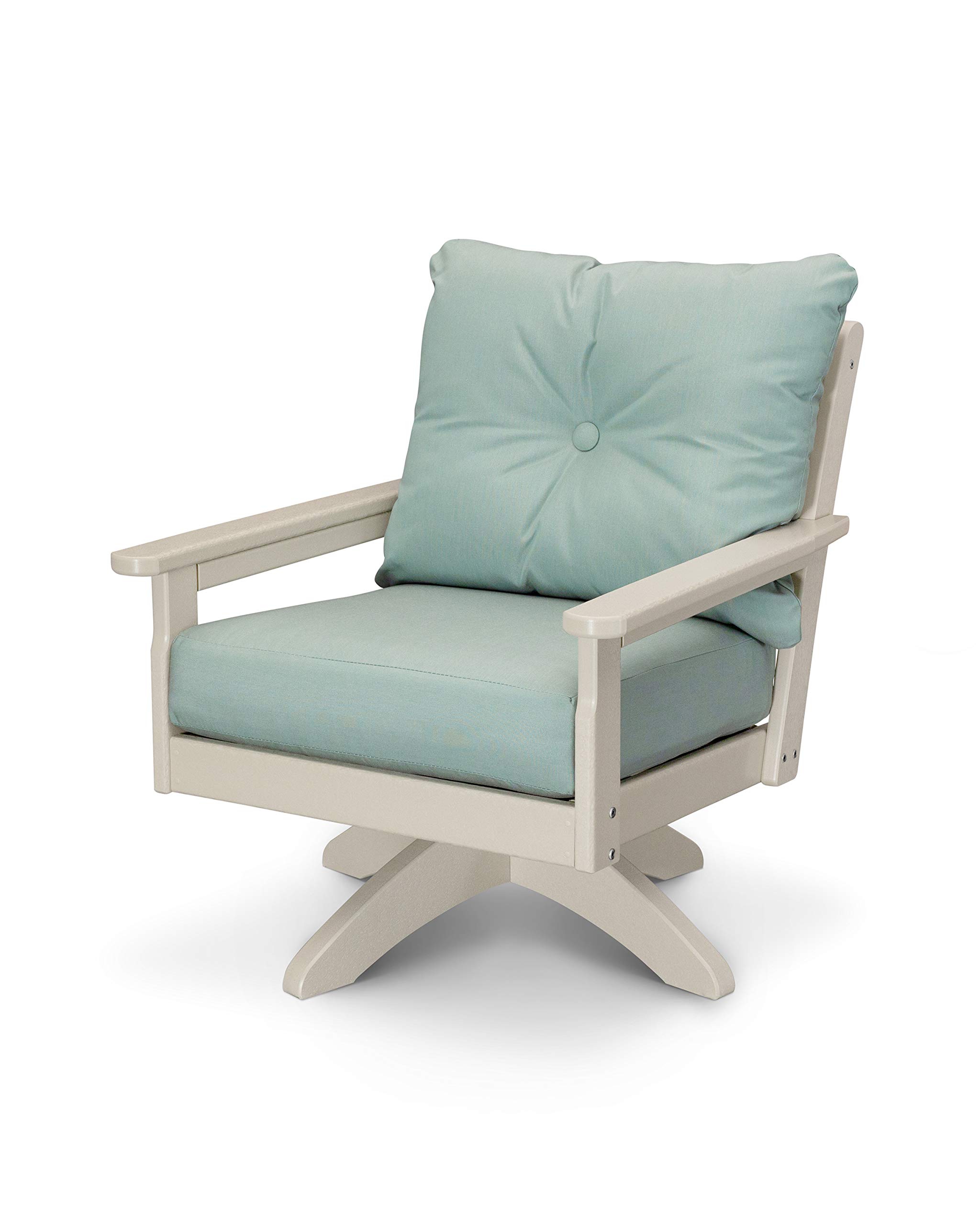 Snapklik.com : POLYWOOD Vineyard Swivel Chair