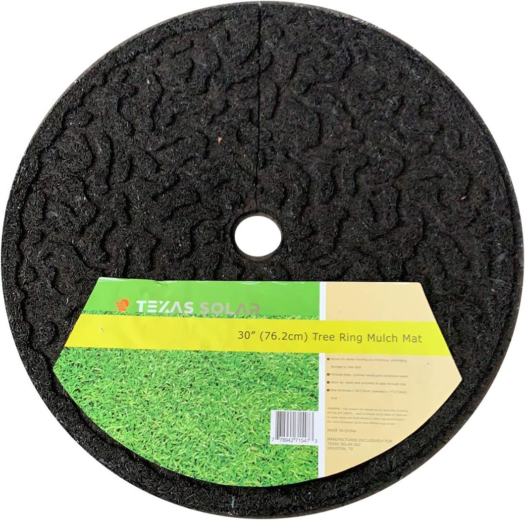 Amazon.com: Tree Mulch Ring 30" Inch Heavy Duty Rubber 7.5lb Weed ...