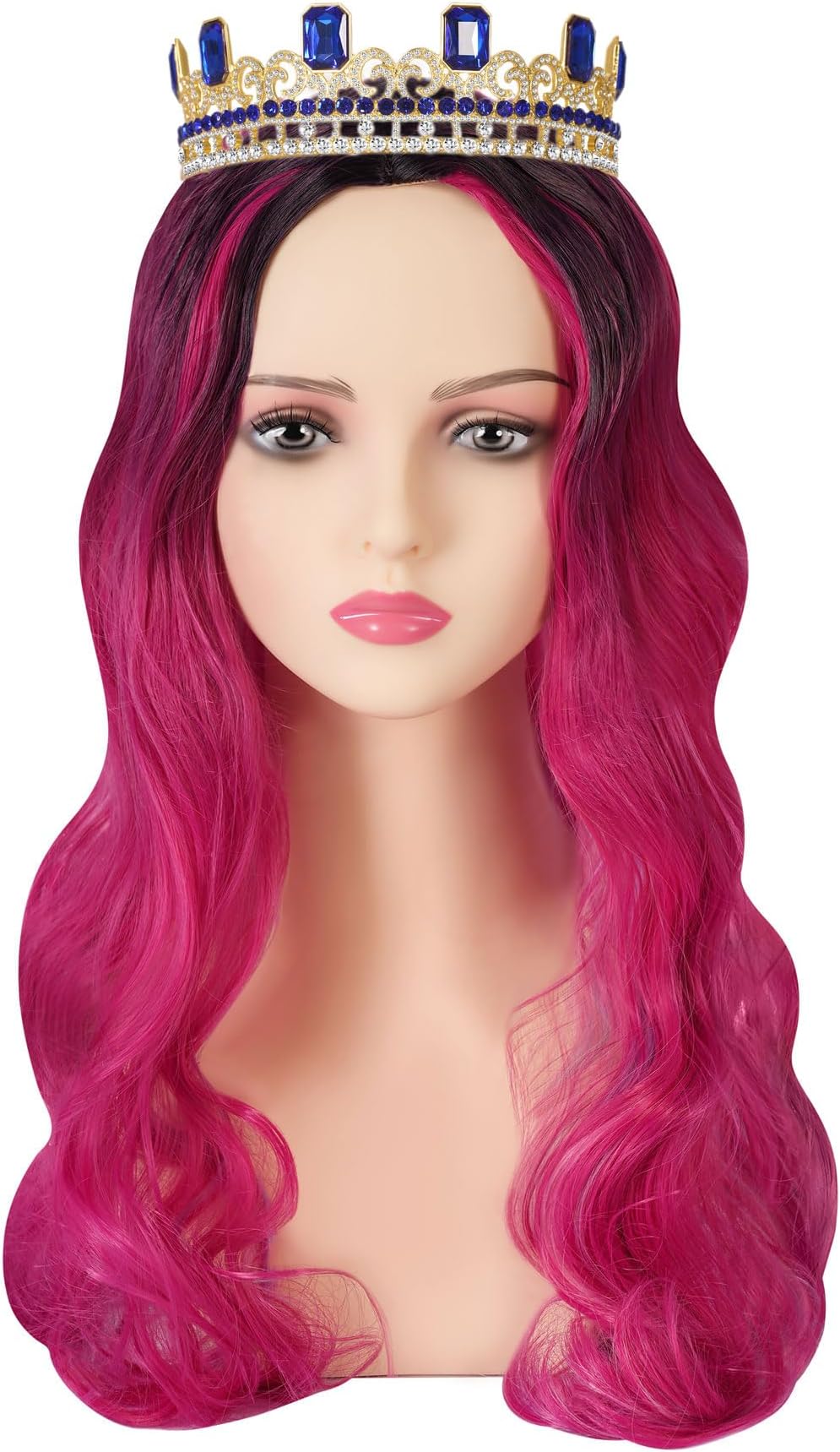Amazon.com : WUYYFAL Descendants Audrey Wig with Descendants 3 Crown ...