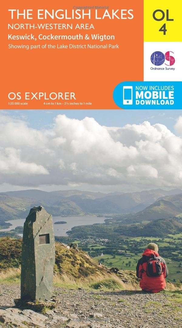 The Lake District OS Explorer Map: OL4 The English Lakes - North ...