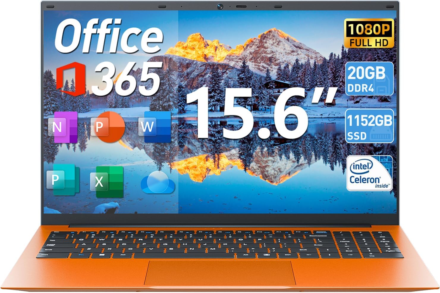 Amazon.com: Naclud 15.6 Inch Laptops, Laptop Computers with 20GB RAM ...