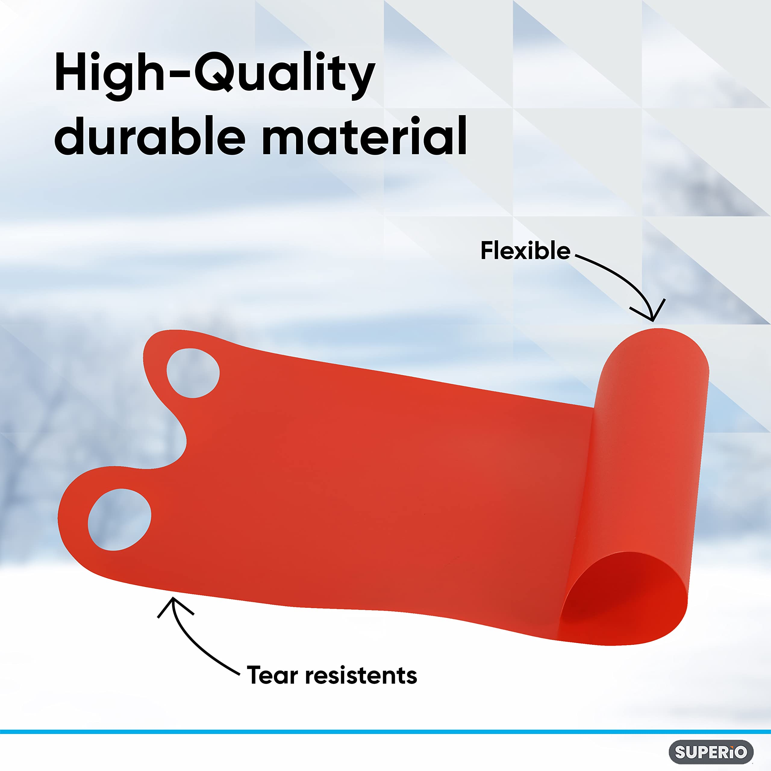 Snapklik.com : Superio Snow Slider Mat, Flexible Snow Sled Flying ...