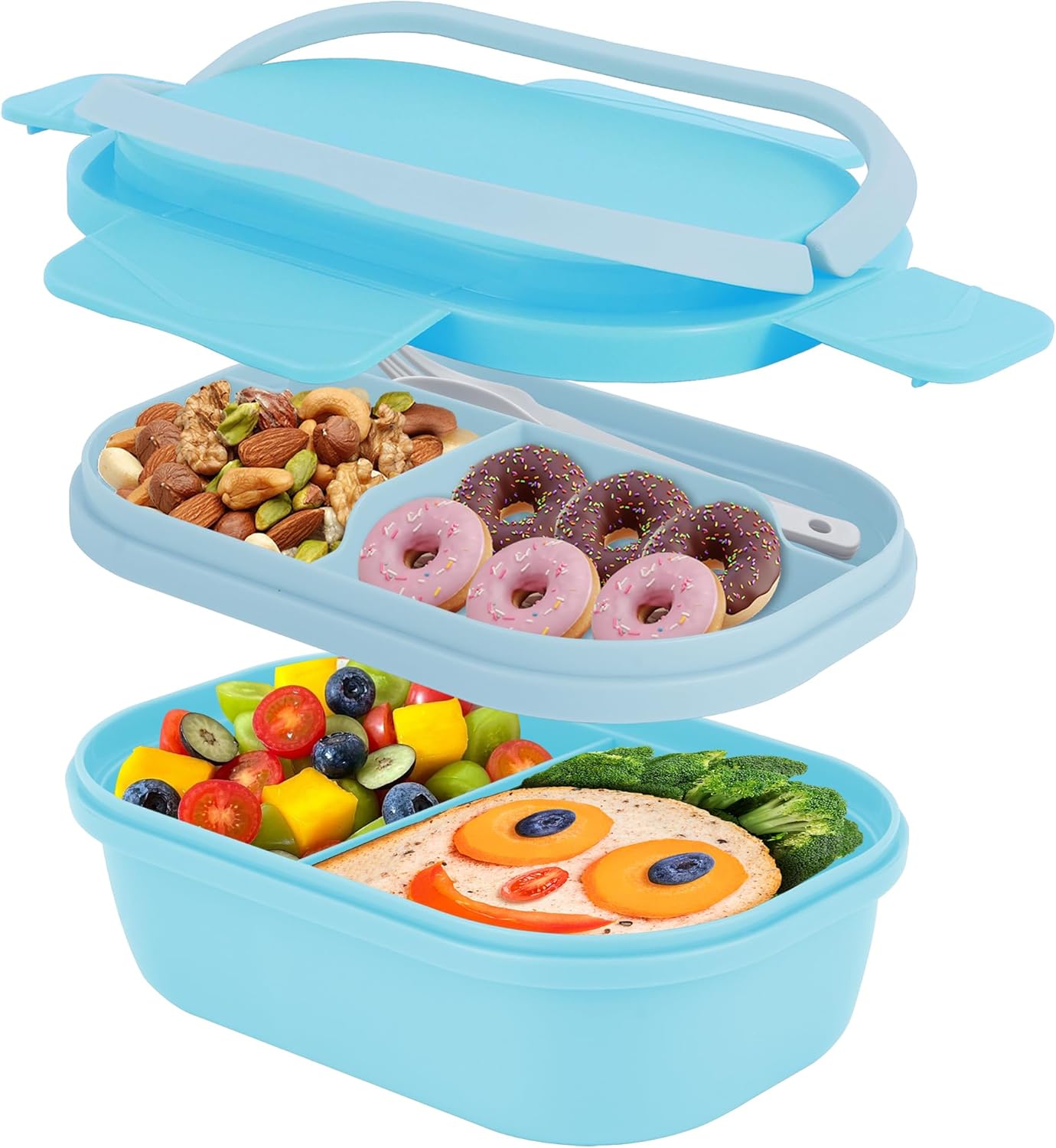 Itopor® Leak-Proof Lunch Box,BPA-Free Bento Box for Kids & Adults with ...