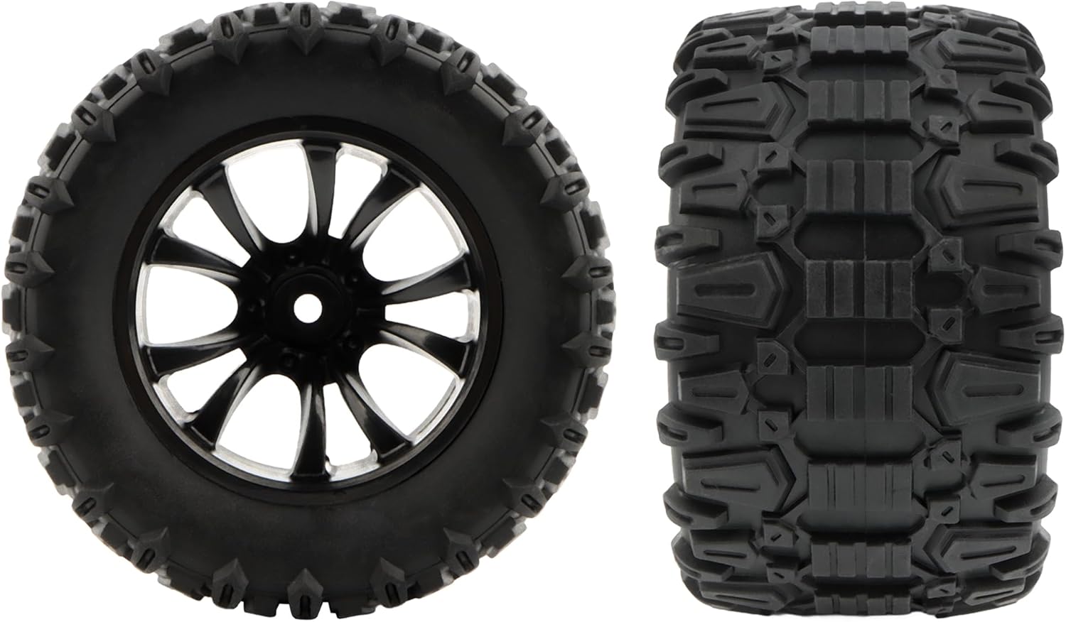 Amazon.com: GDOOL 9005E RC Tires Wheel Set PX9000-29 Accessories Spare ...