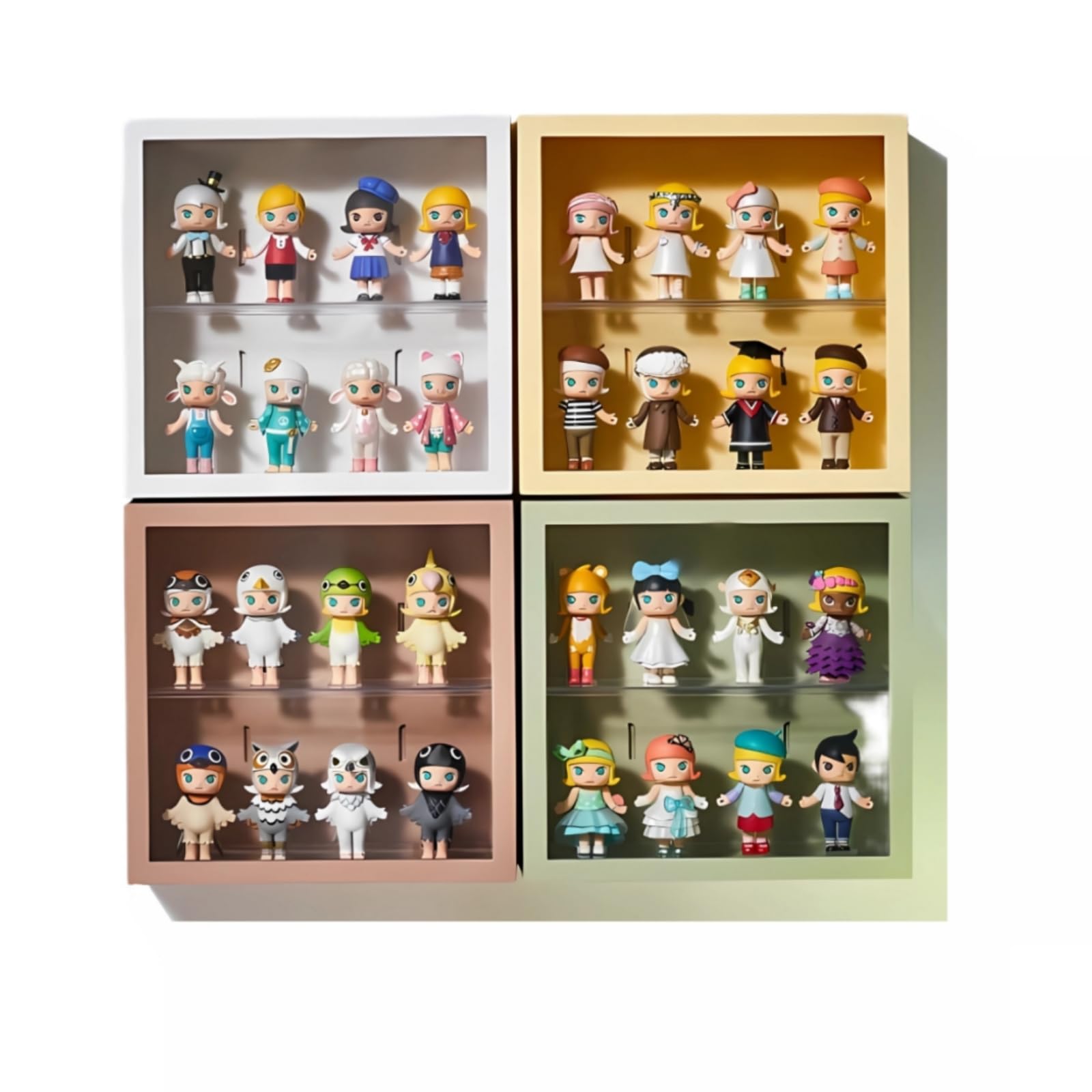 Amazon.com: Wall Hanging Display Case for Collectables- No Drill Wall ...