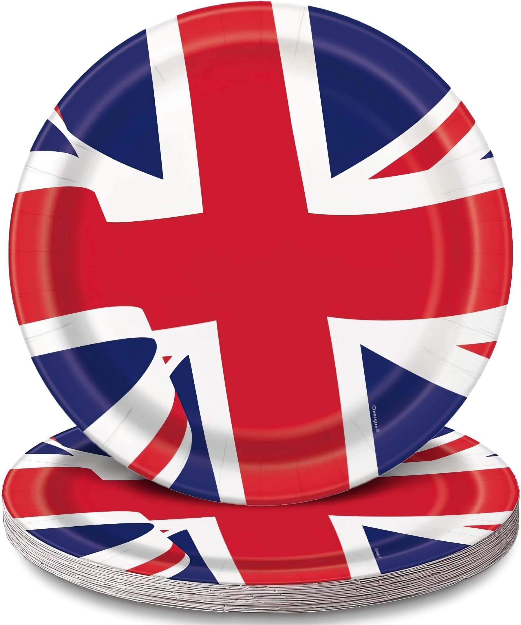 Unique 25534 Square Paper Plates-18 cm-Pastel Gingham Party-8 Count ...