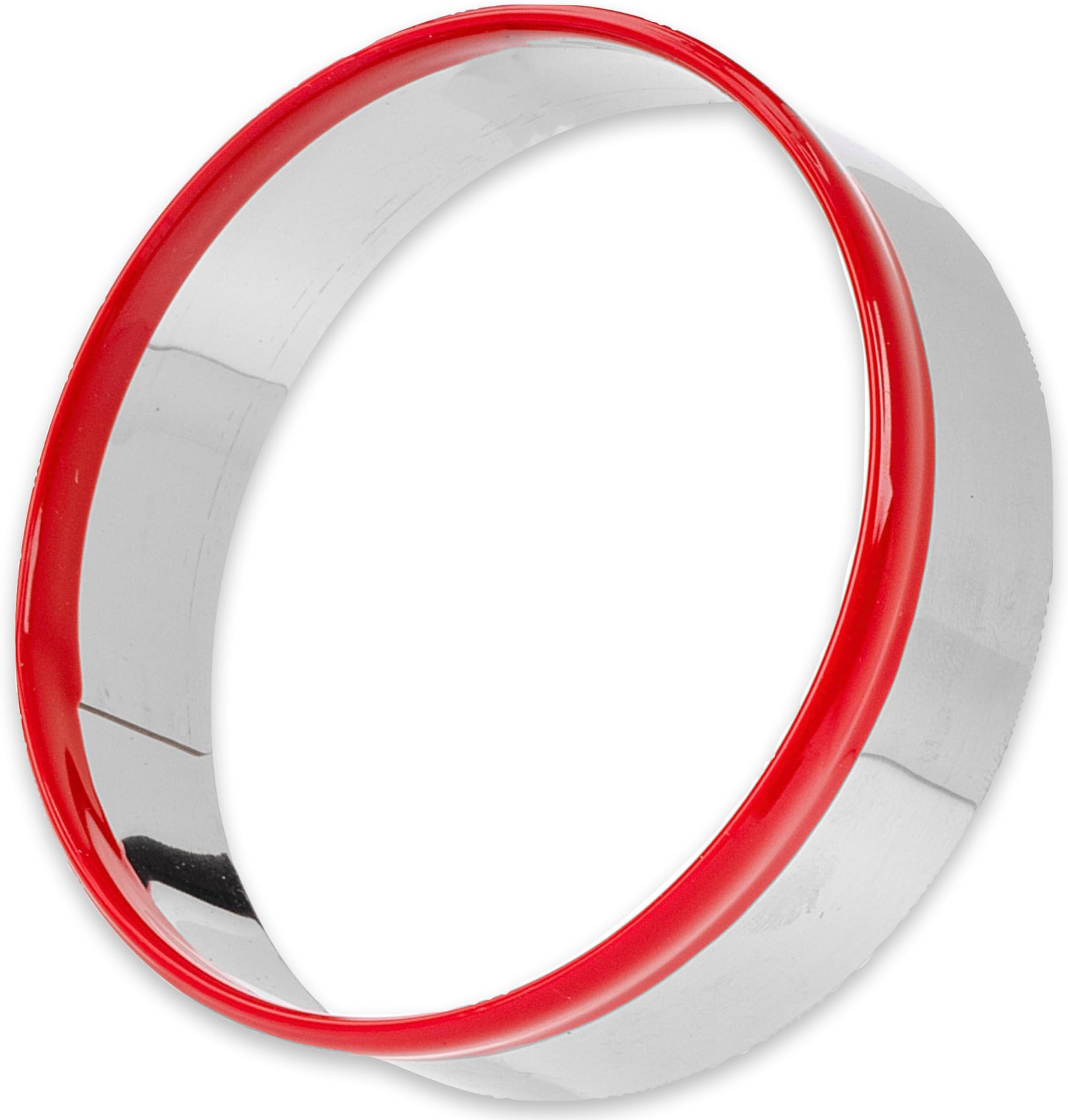 Amazon.com: 4.5 Inch Round Cookie Cutter with Red Top Rubber Protection ...