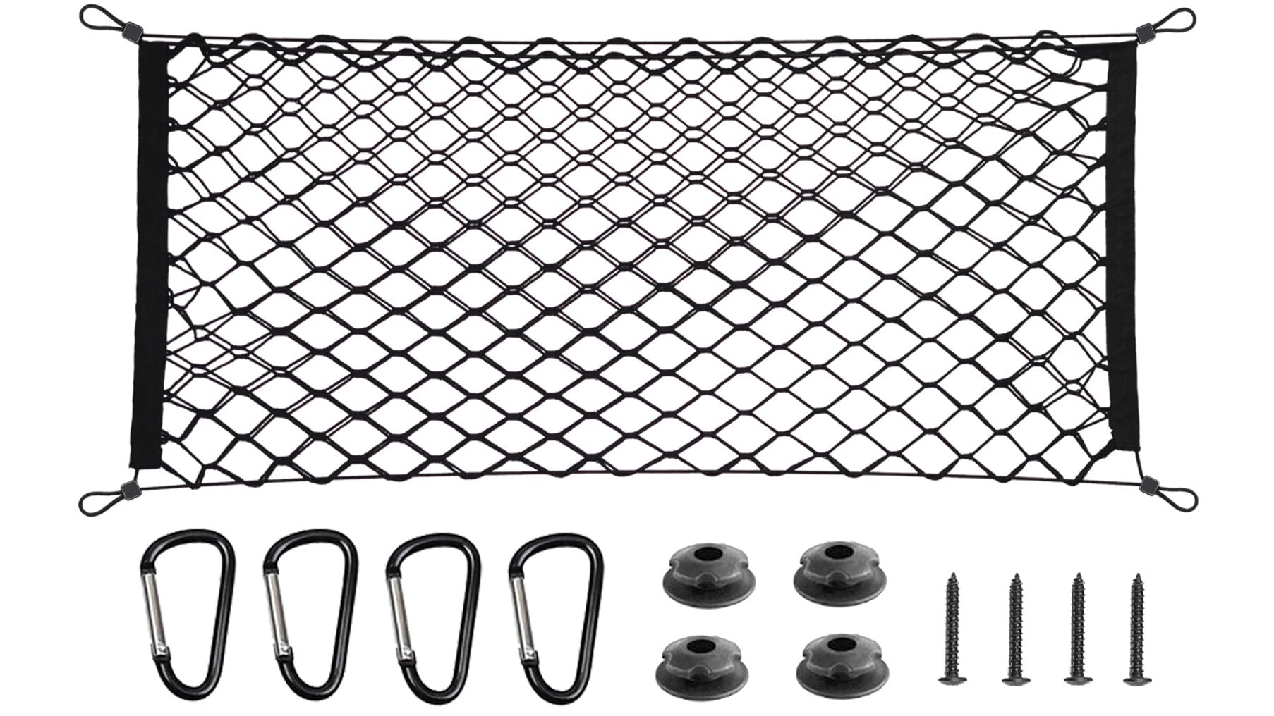 Amazon.com: BAILALIBO Cargo Net Stretchable. Adjustable Trunk Net for ...