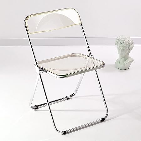 KAIHAOWIN Luxury Modern Transparent Folding Chair Acrylic Folding ...