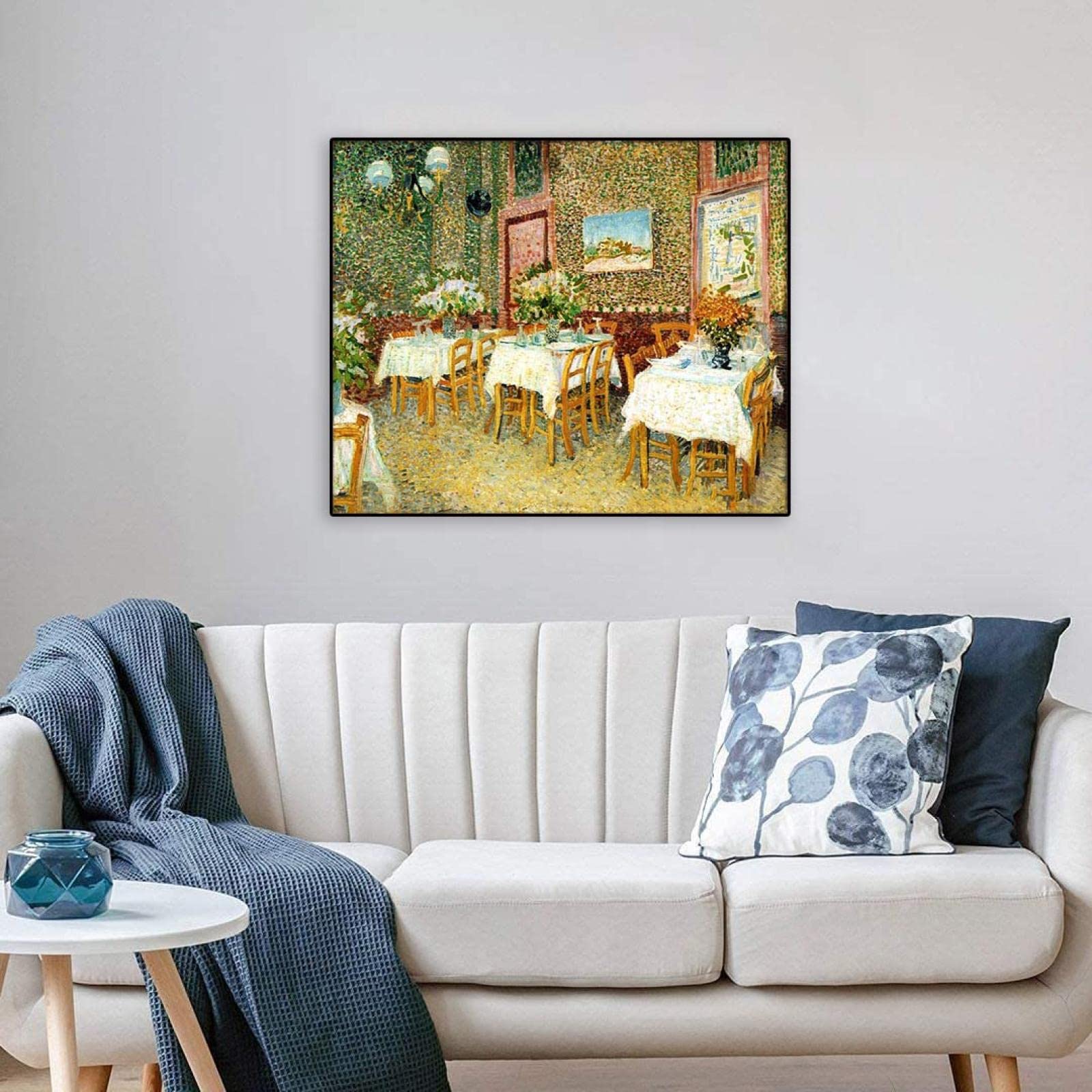 Van Gogh Interior De Um Restaurante