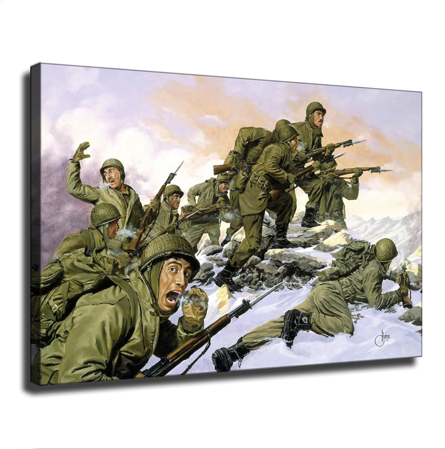 Amazon.com: SnOwky 65Th Infantry Regiment Bayonet Charge Korean War ...