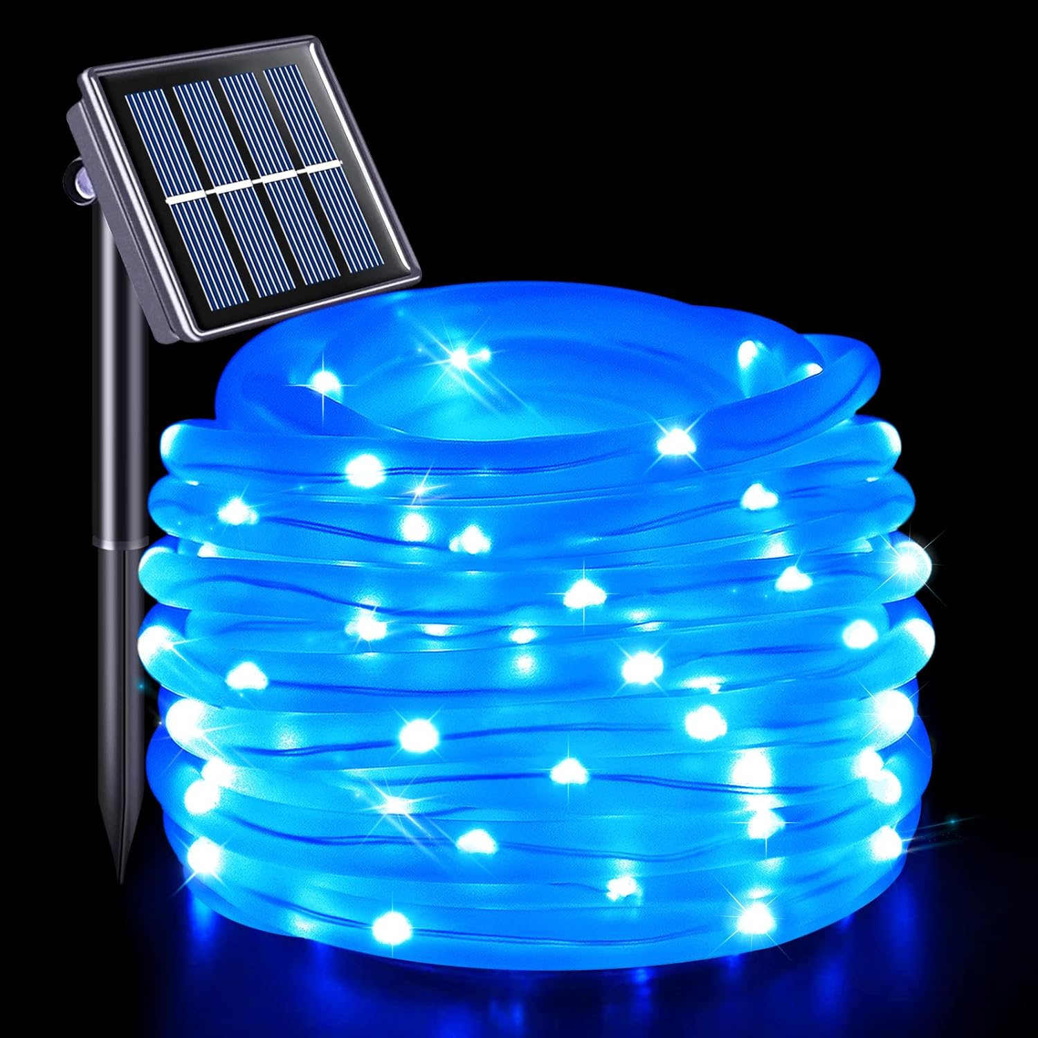 Amazon.com: JMEXSUSS 120 LED Solar Rope Lights,39.4ft 8 Modes Solar ...