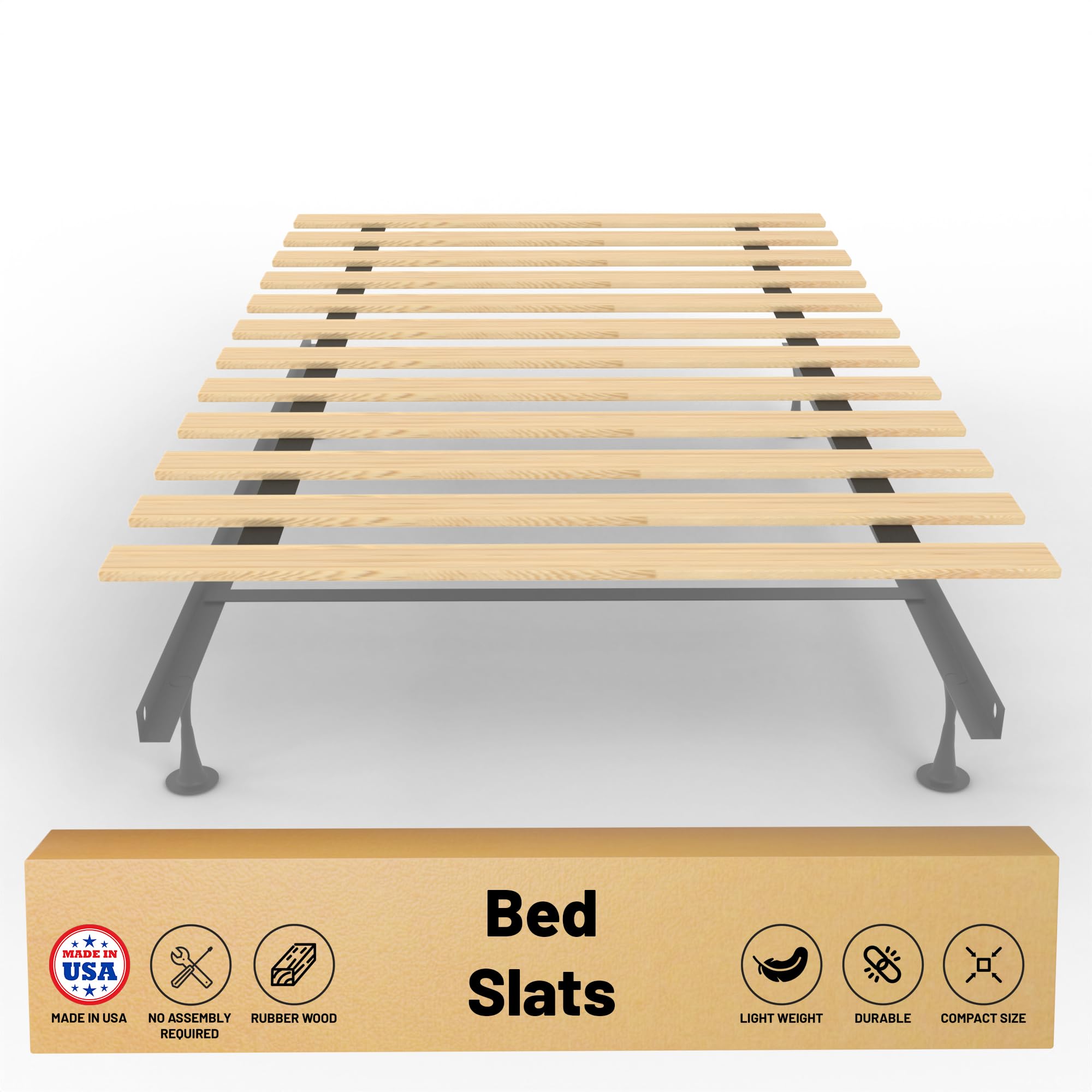 Snapklik.com : 1-Inch Extra Heavy Duty Horizontal Wooden Bunkie Board ...