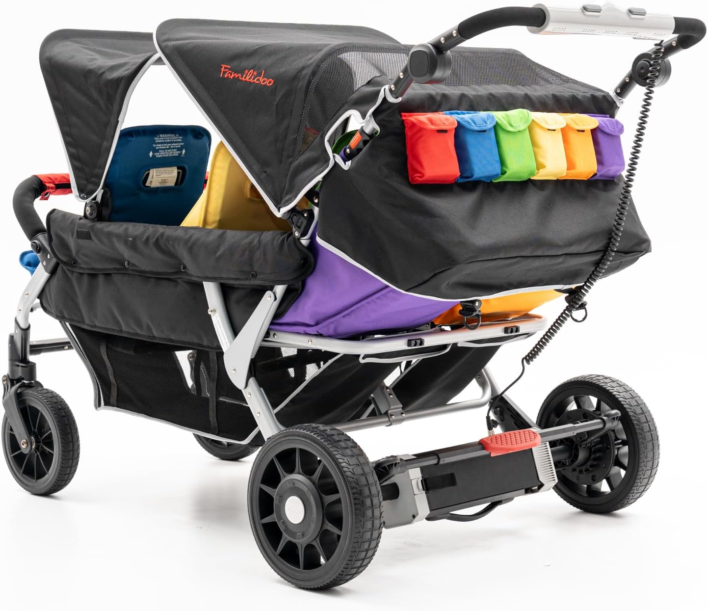 Amazon.com : Familidoo Electric 6-Seater Stroller Wagon for Kids ...