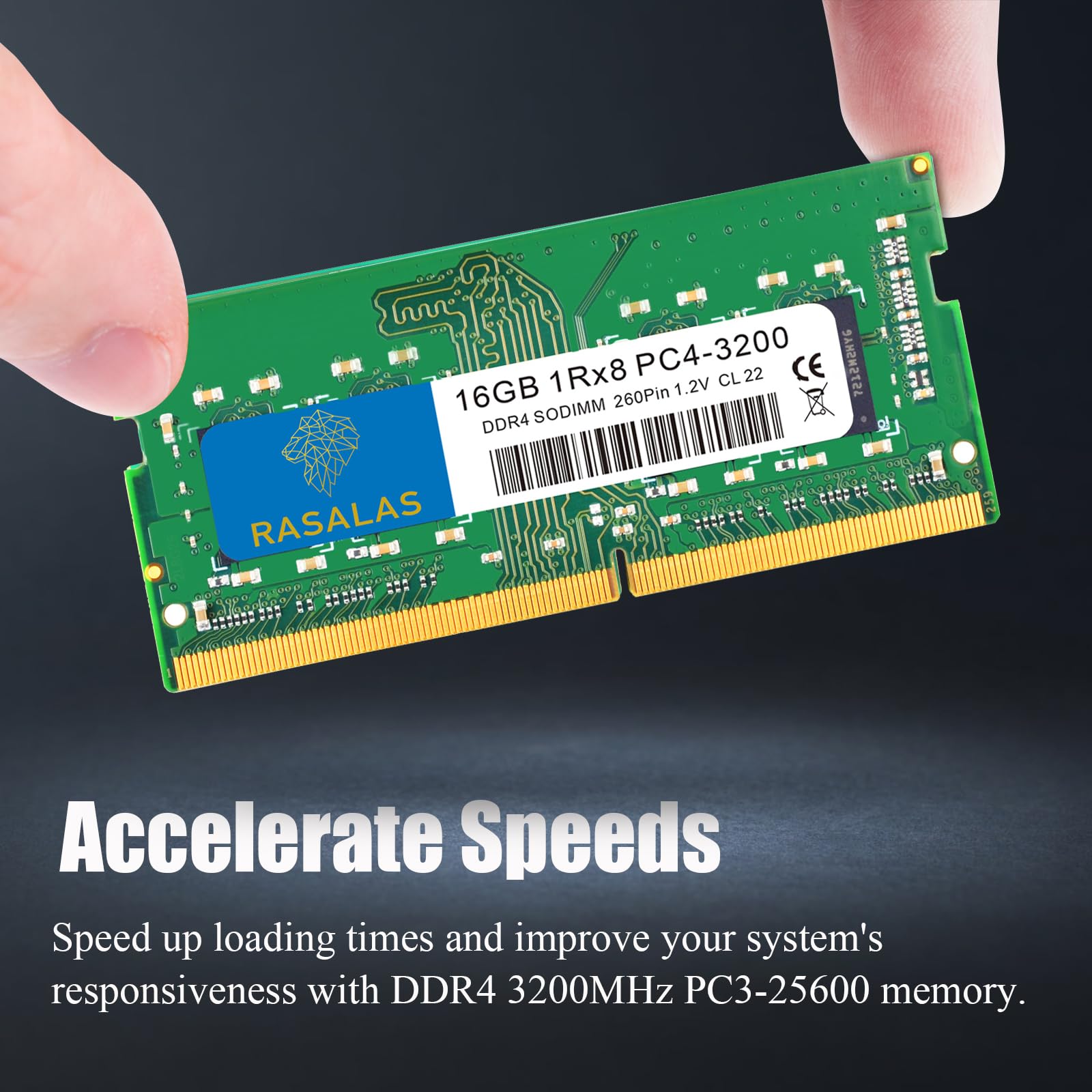 Snapklik.com : RASALAS 16GB 8GB DDR4 3200MHz