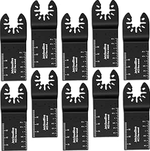 BA1 225pcs Multitool Blades High Carbon Steel Mix Oscillating Saw Blades Quick Release ...