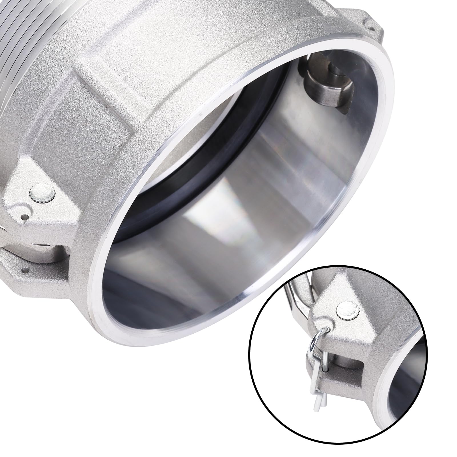 Snapklik.com : DERPIPE Aluminum PartB Camlock Fitting - 4" Female Cam ...