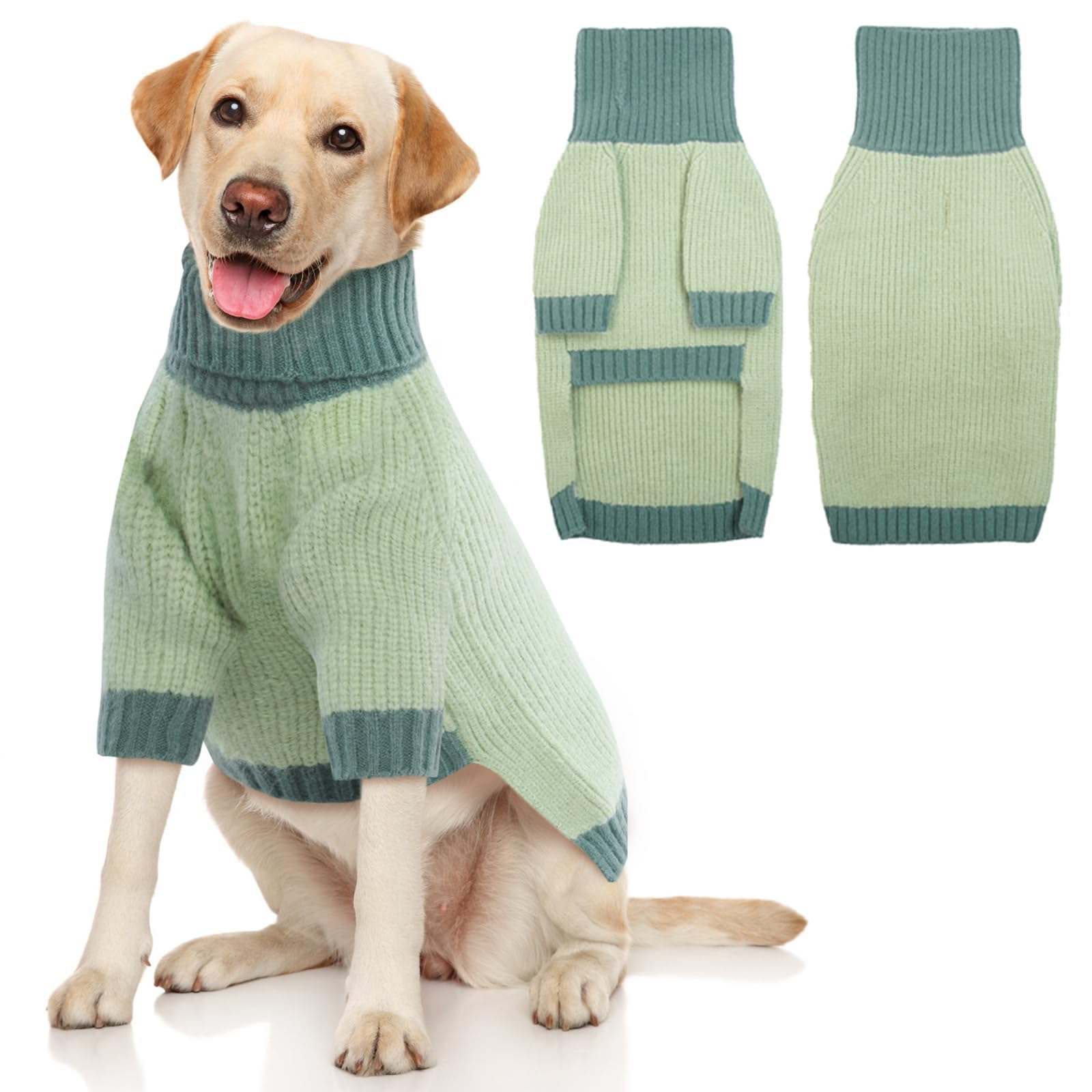 Amazon.com : IKIPUKO Dog Sweater XL, Dog Fleece Vest for Large Dogs ...