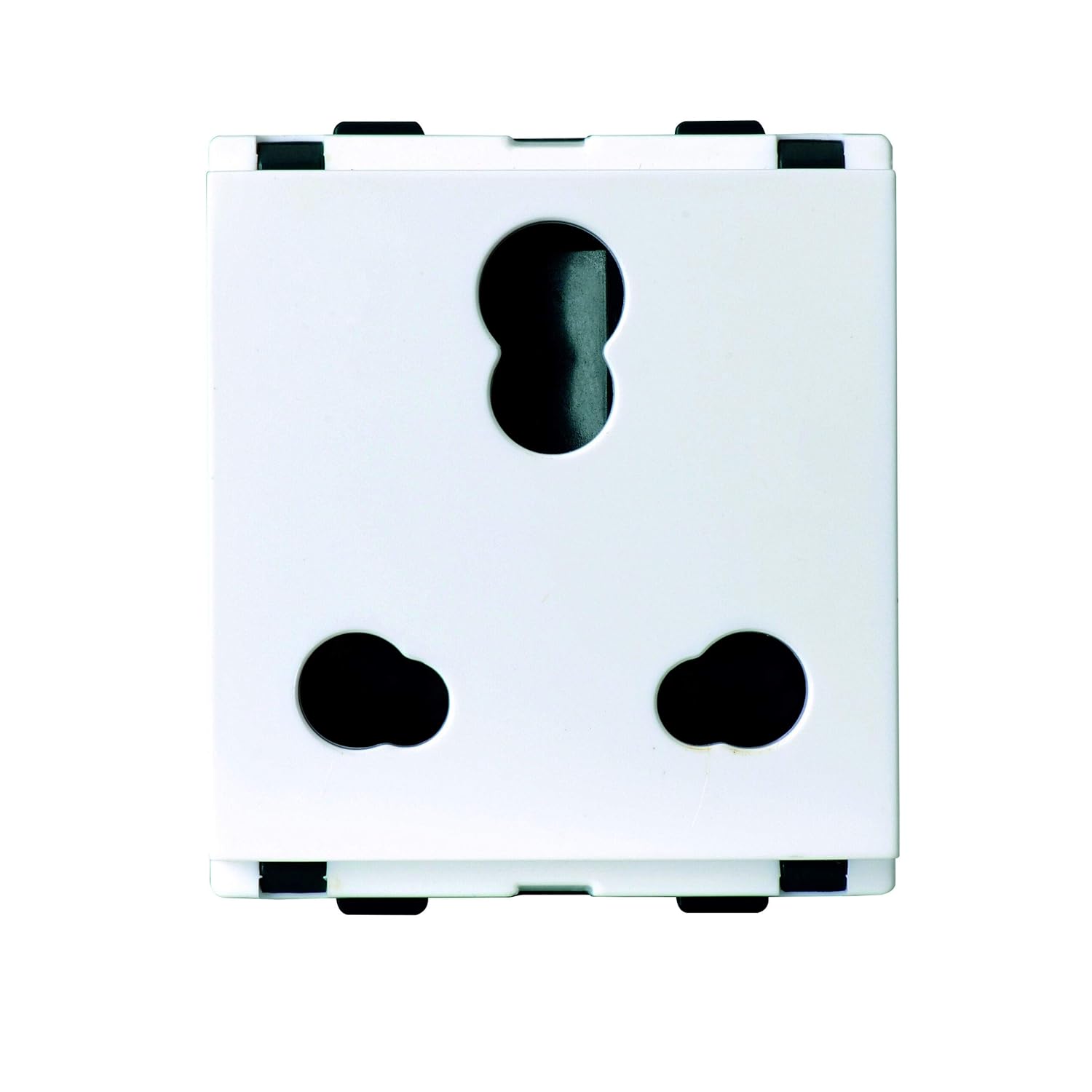 L&T Englaze 2 Module Socket 16AX 3-Pin With ISI | Modular Switches ...