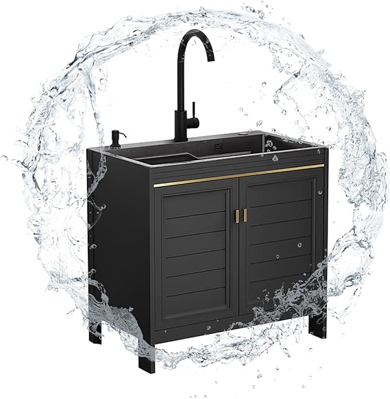 Lavandino da esterno Lavello a Libera Installazione Lavello da Cucina ...