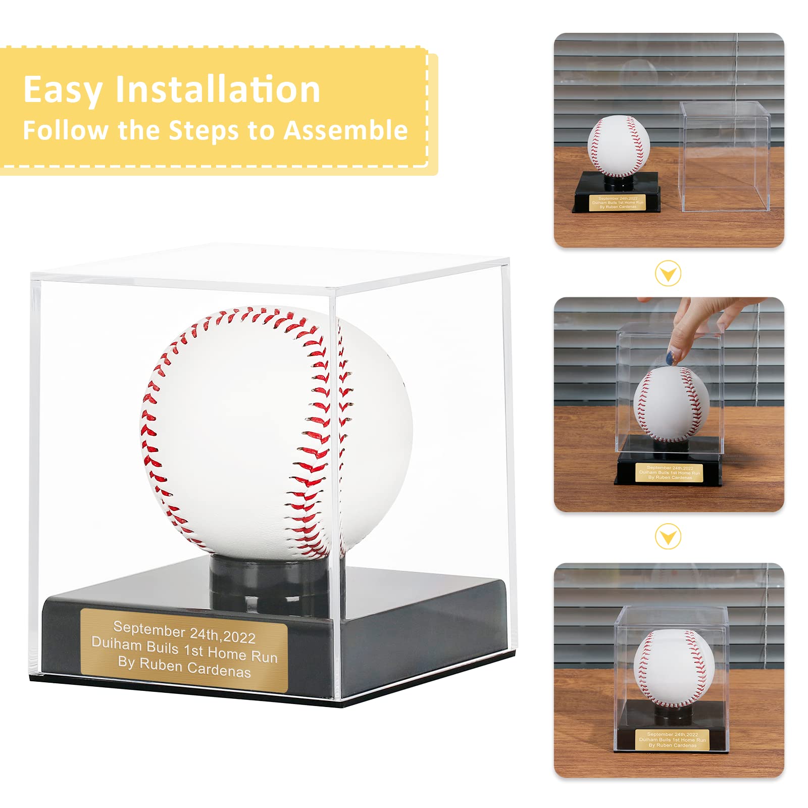 Snapklik.com : Baseball Display Case, Baseball Holder Case